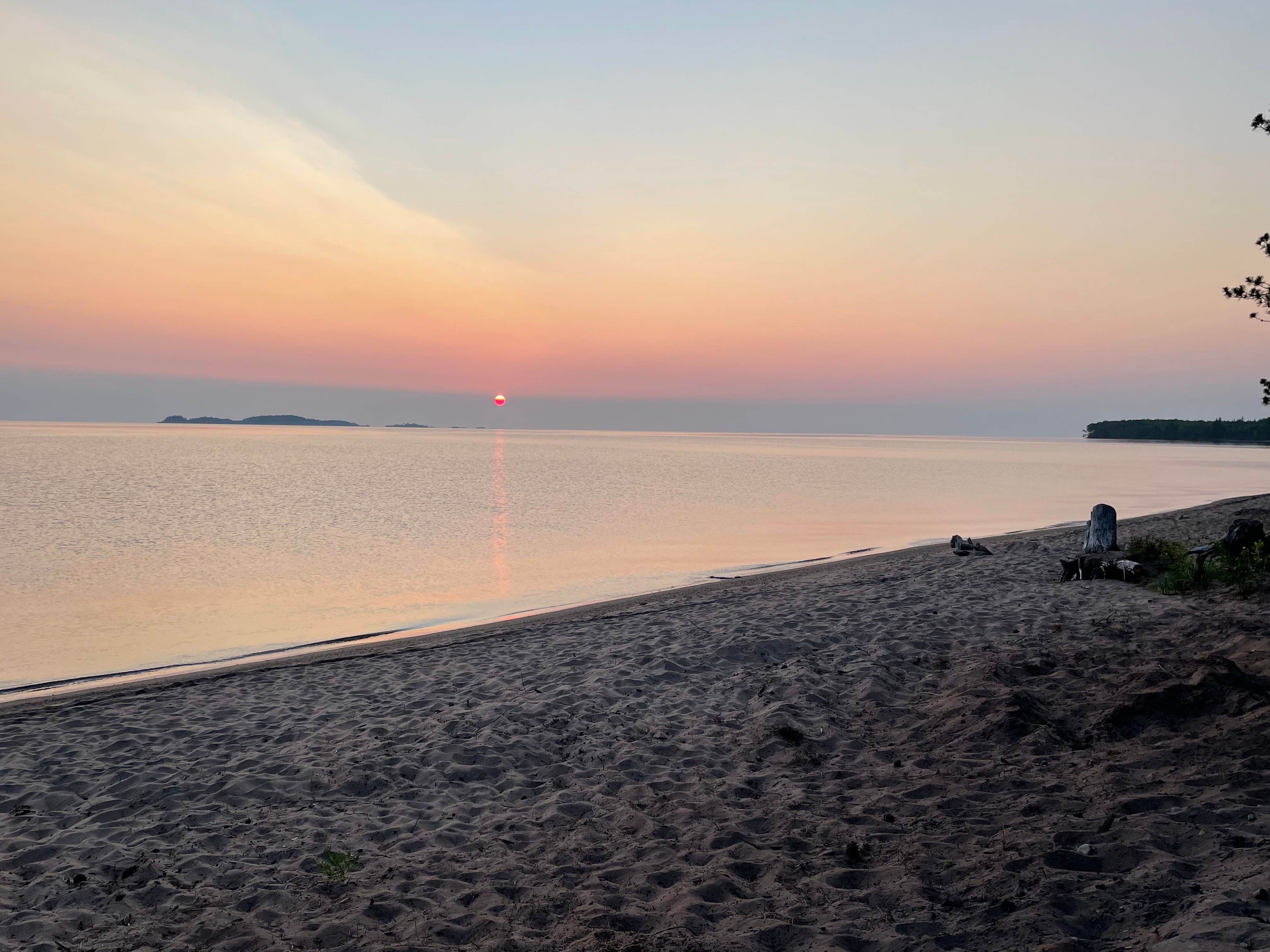 Mouth of the Huron Dispersed Camping | Skanee, MI