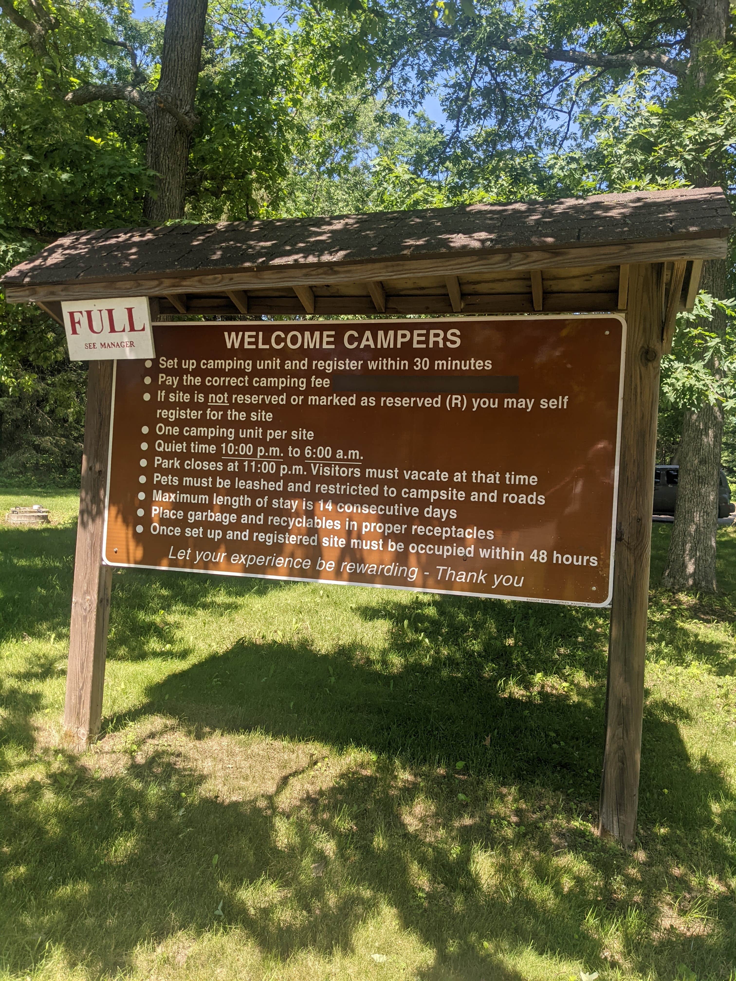 Lake Emily Park Camping | Nelsonville, Wisconsin