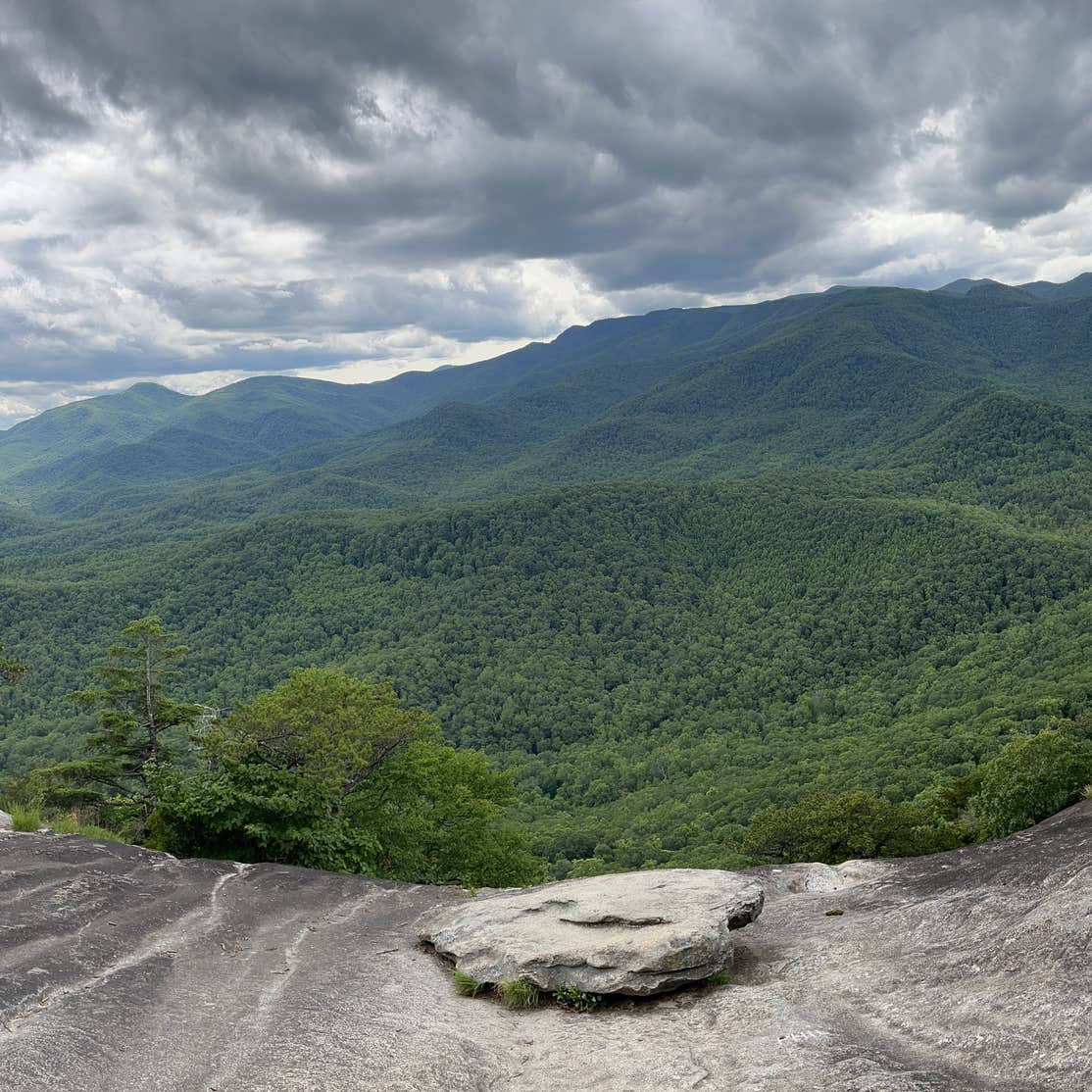 Pisgah forest looking Glass trail head Camping | Brevard, NC