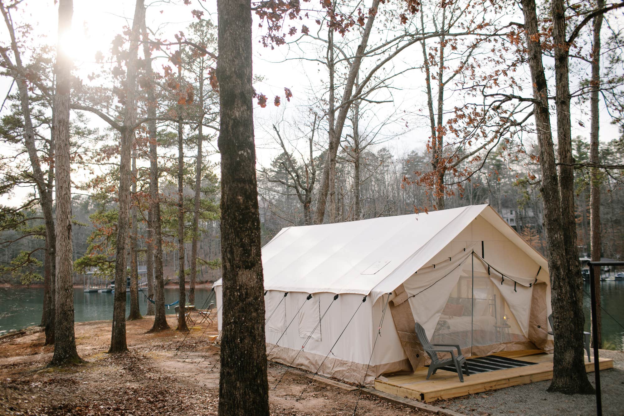 Timberline Glamping @ Lake Lanier Camping | Cumming, GA