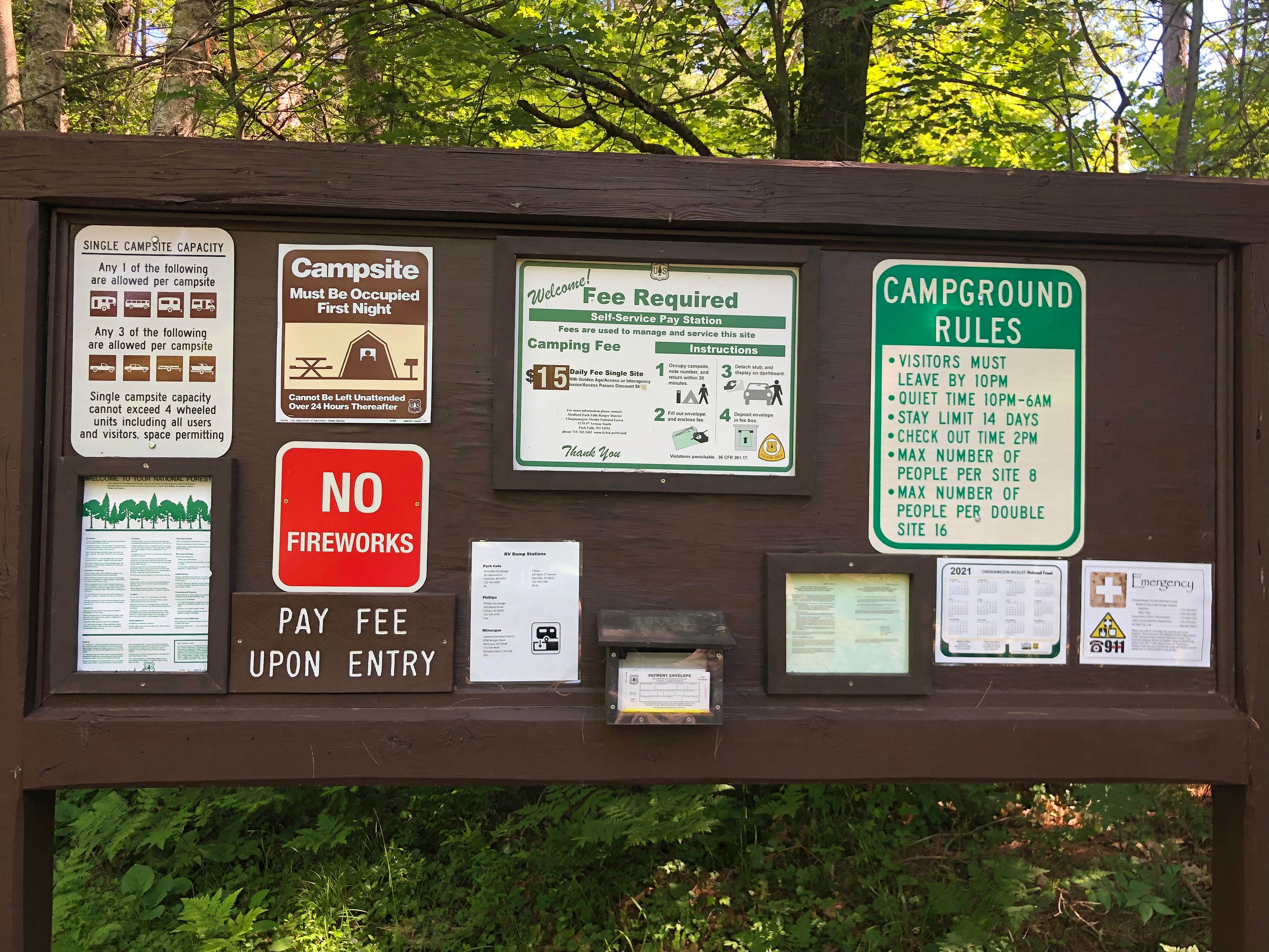 Emily Lake NF Campground | Lac Du Flambeau, WI
