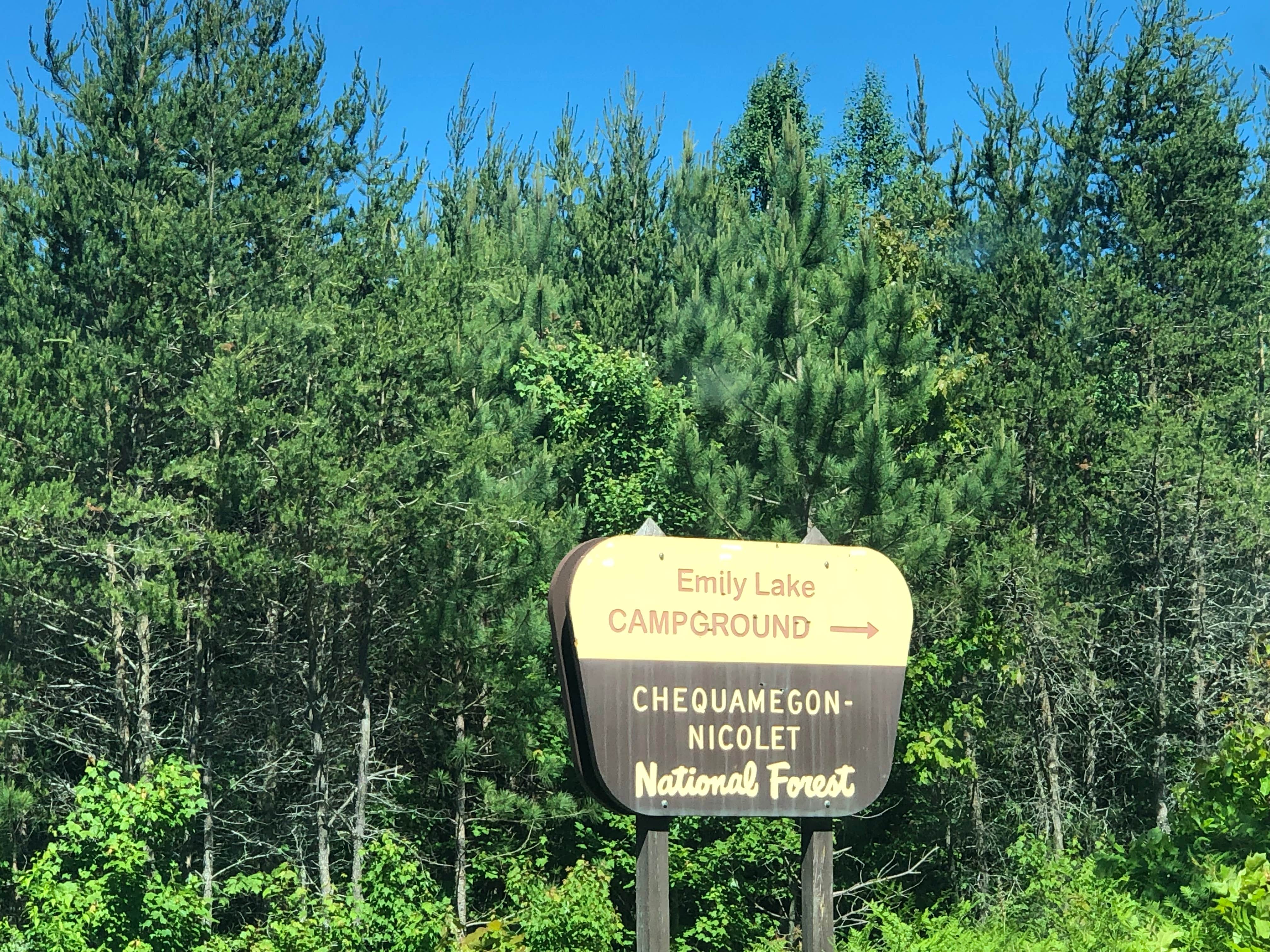 Emily Lake NF Campground | Lac Du Flambeau, WI