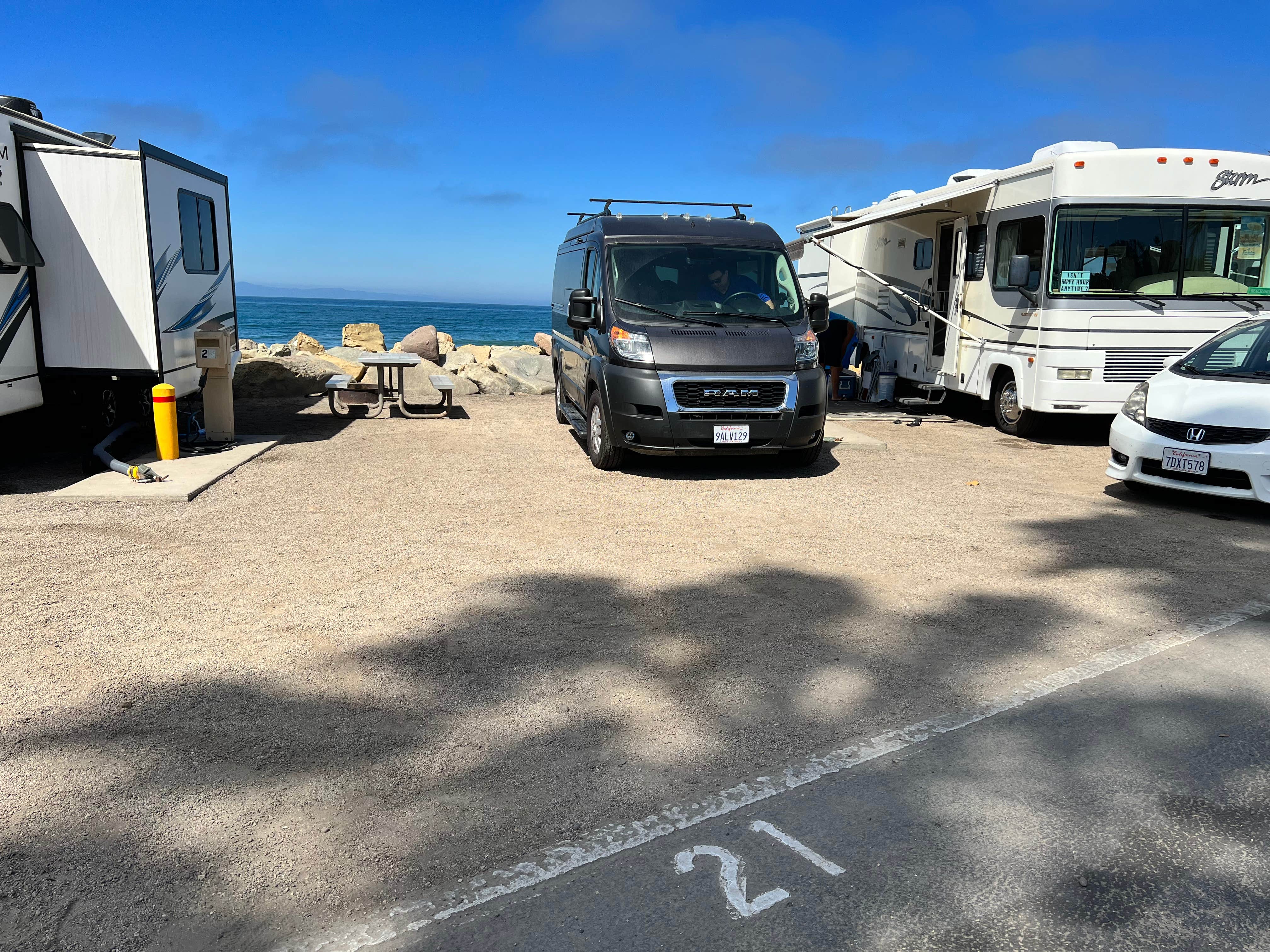 Faria Beach Park Camping | Oak View, California