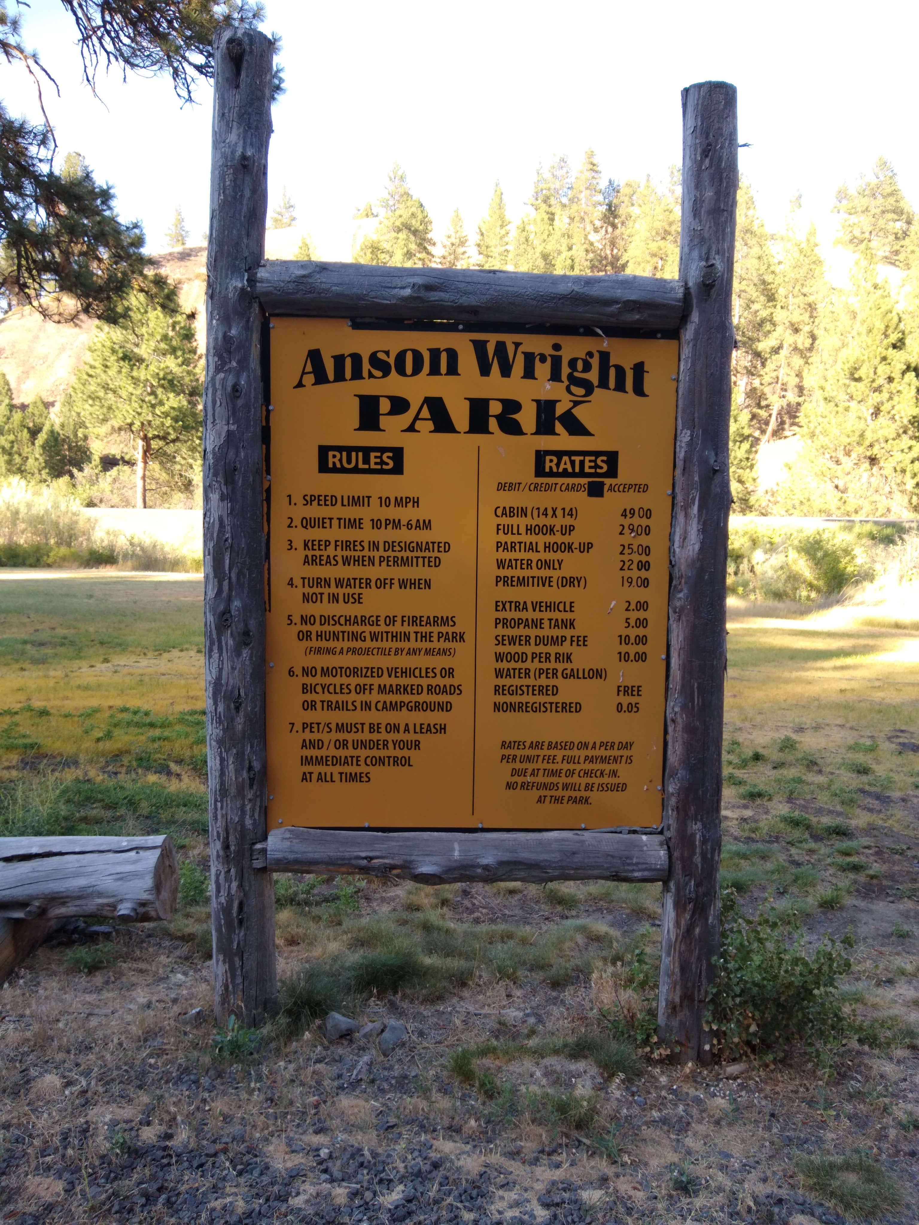 Anson Wright Memorial Park Camping | Heppner, OR