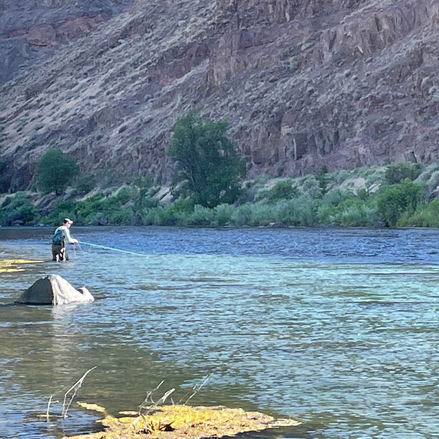 Owyhee River - Below Dam - Owyhee Dam Park Camping | Adrian, Oregon