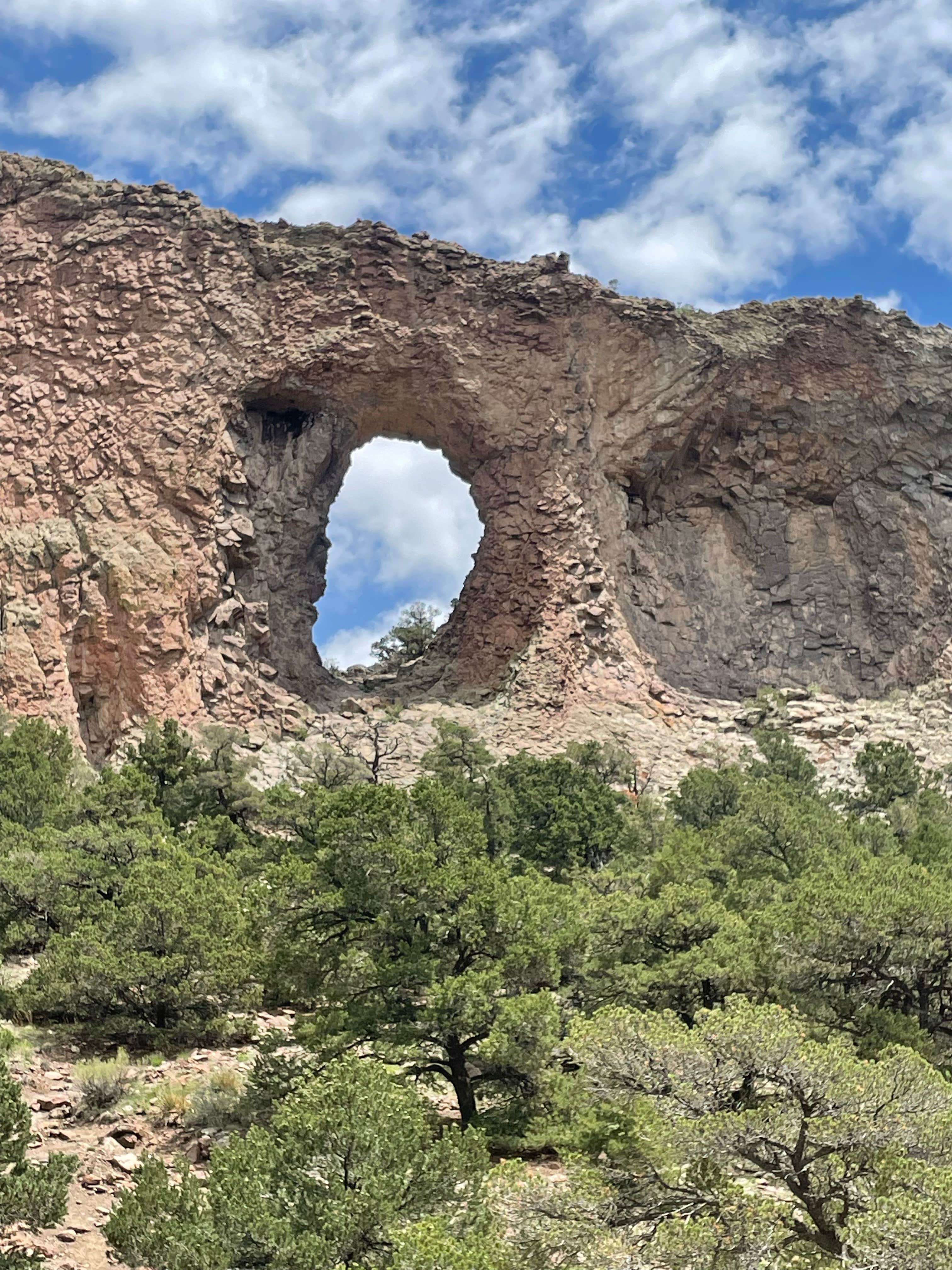 Natural Arch Dispersed Site Camping | Del Norte, CO