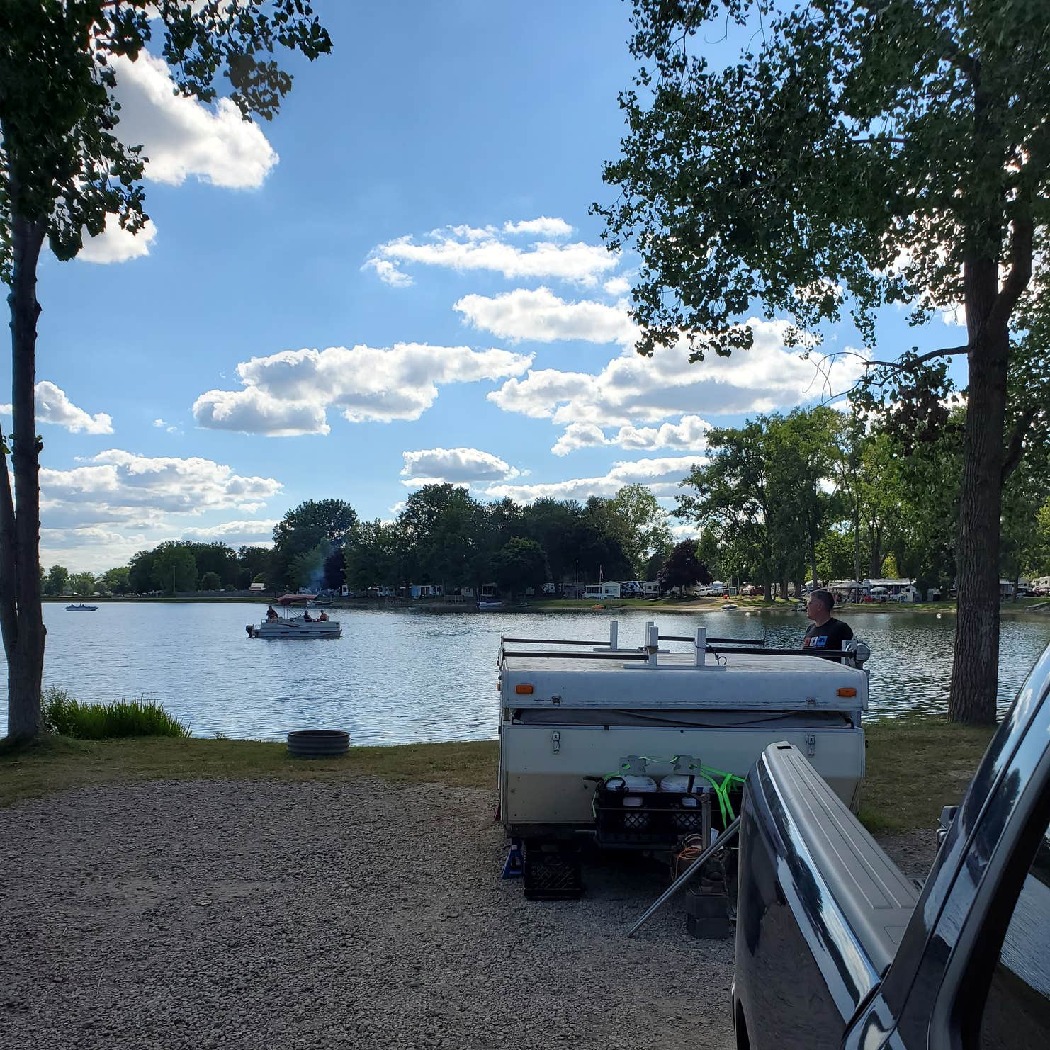 Haas Lake Park RV Campground | New Hudson, Michigan