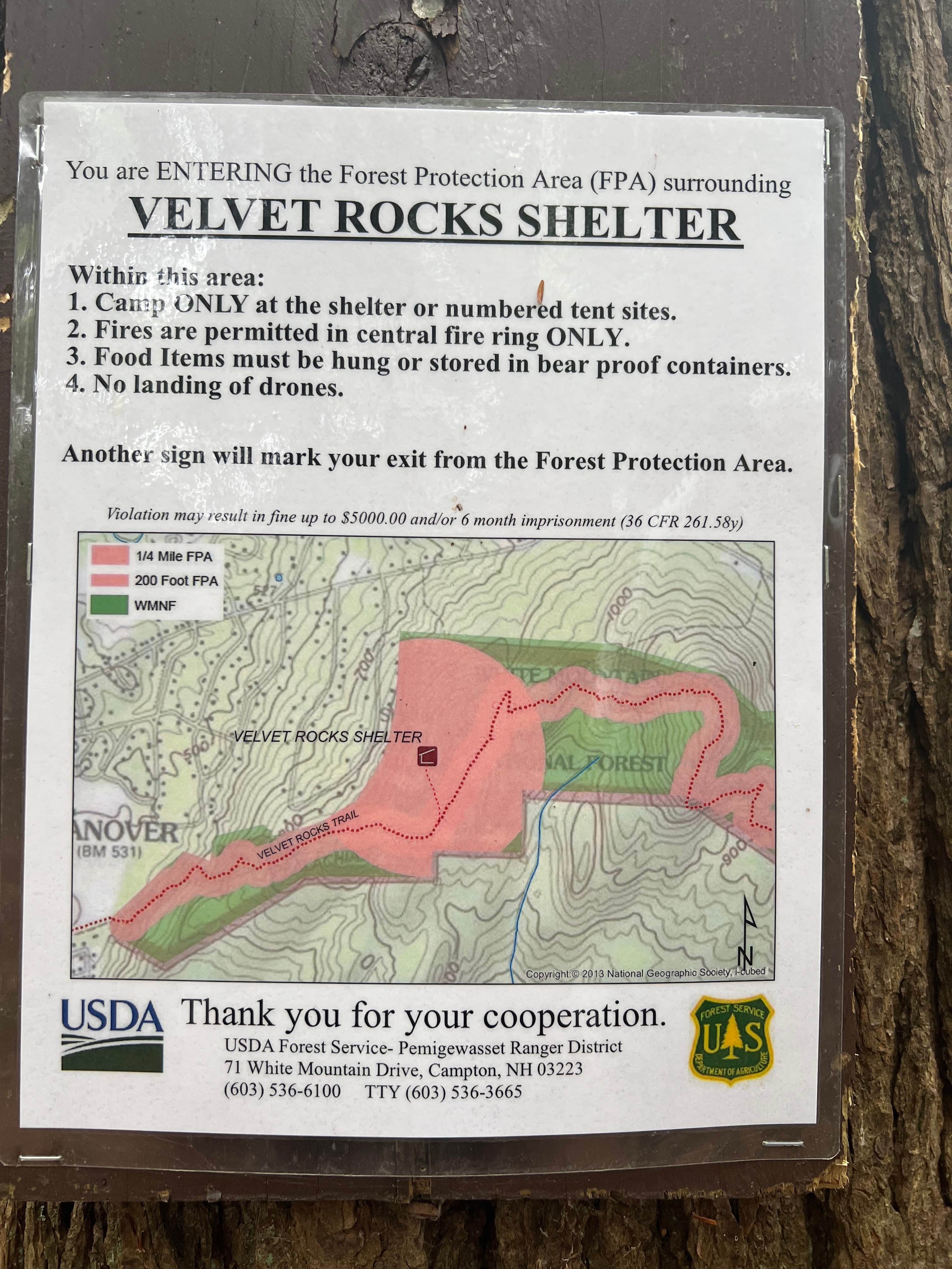 Velvet Rocks Shelter Backcountry Campground on the AT — Appalachian ...