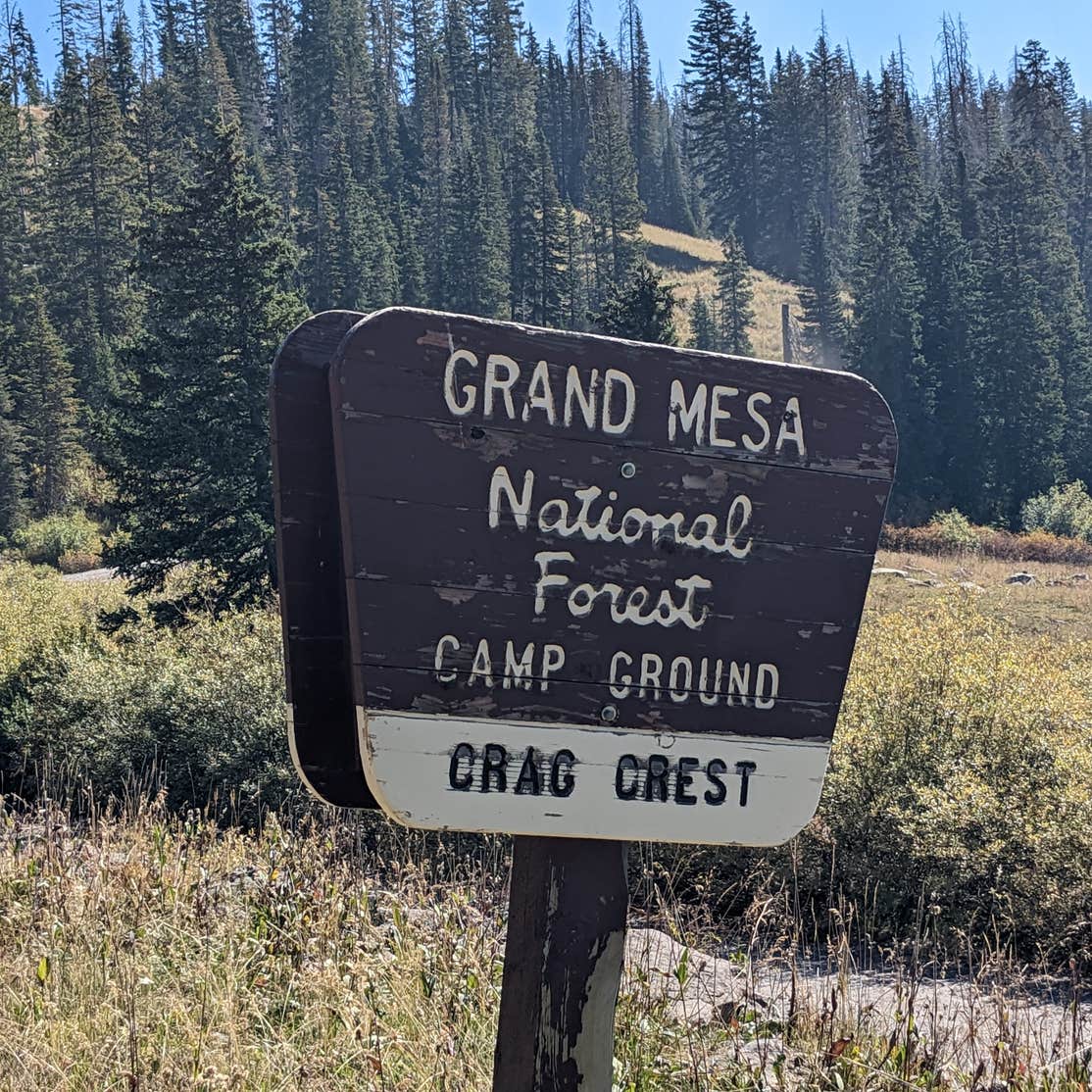 Crag Crest Campground | Mesa Lakes, Colorado