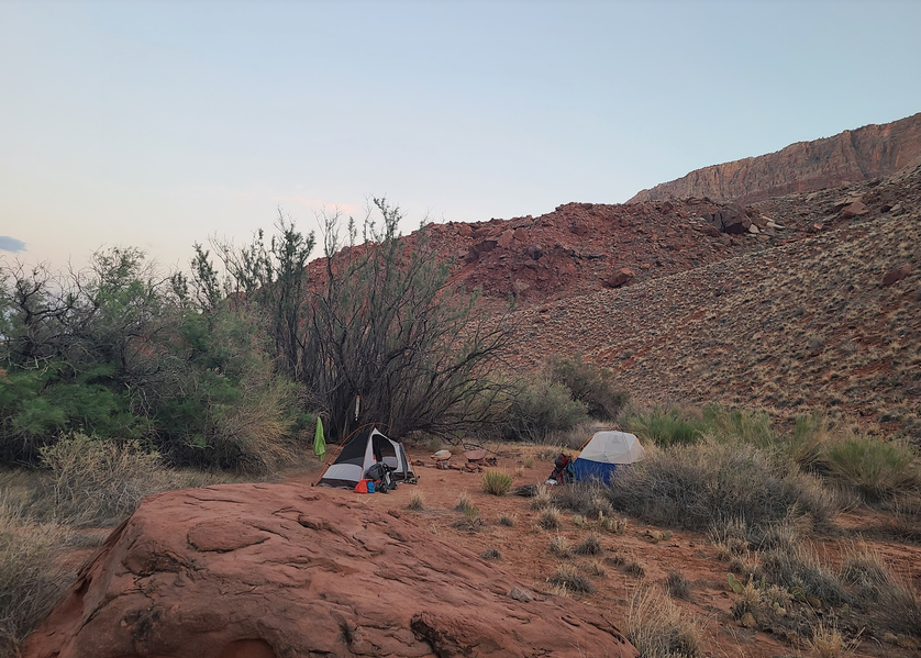 Paria Canyon Wilderness - Final Designated Campsite Before Lee's Ferry ...