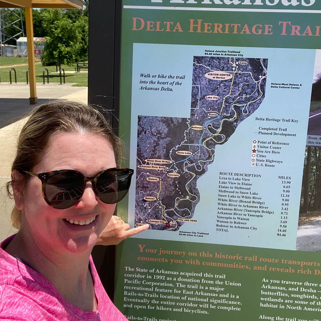 Arkansas City Trailhead — Delta Heritage Trail State Park Camping ...