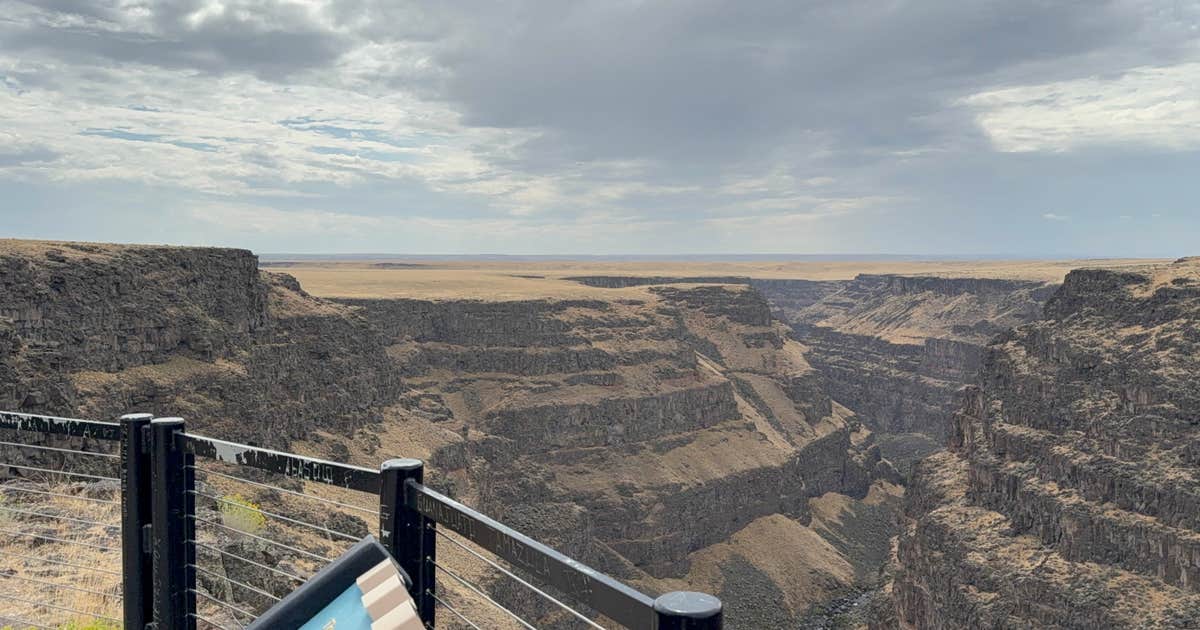 Bruneau Canyon Overlook Camping Bruneau Idaho