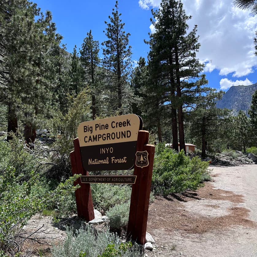Big Pine Creek Campground | Big Pine, California