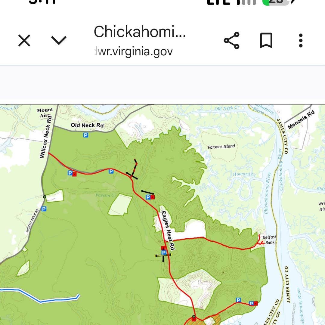 Chickahominy WMA Camping | Lanexa, Virginia