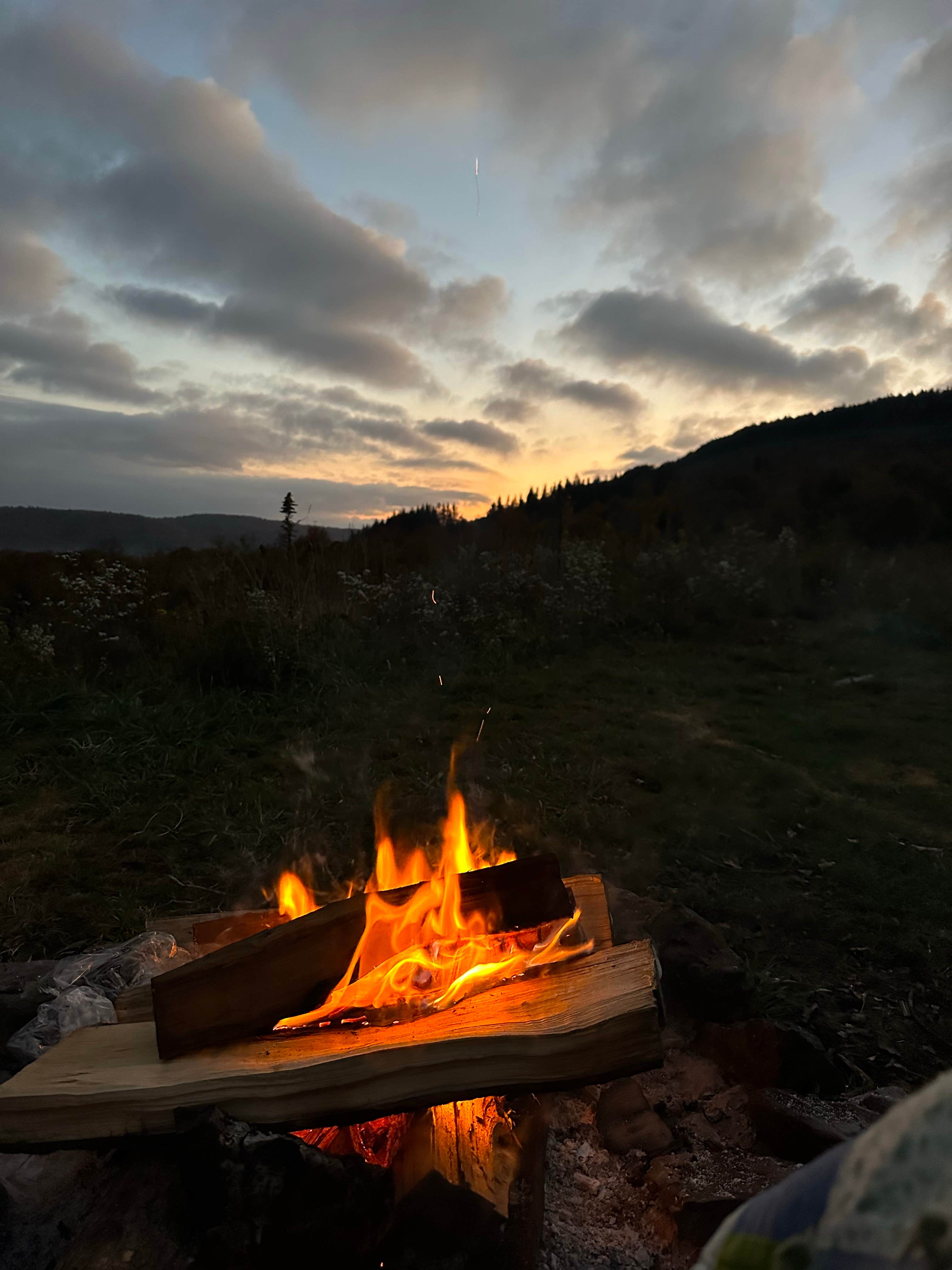 Dispersed camping at Mower Basin | Durbin, WV