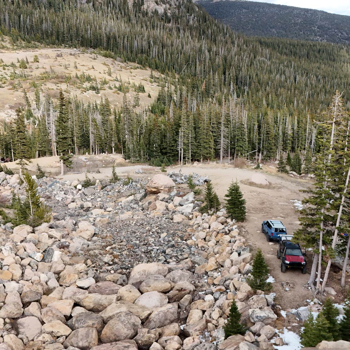 Fall River Reservoir Dispersed Camping Trail | Empire, Colorado