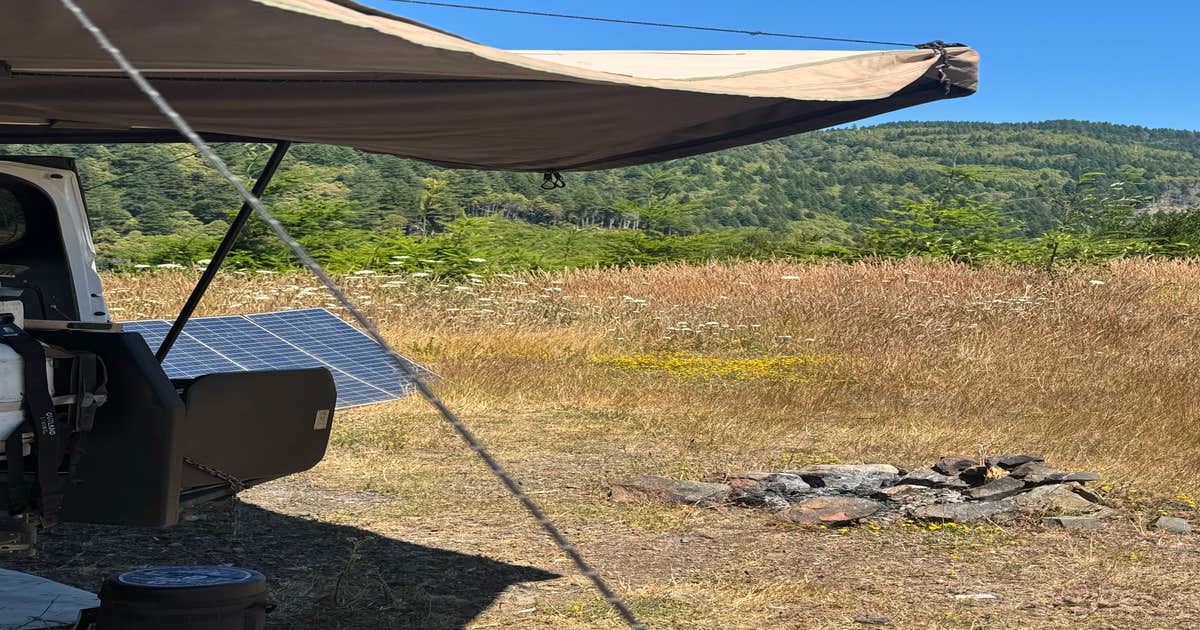 Flat Hilltop Dispersed Site on China Mountain Road Camping | Port ...