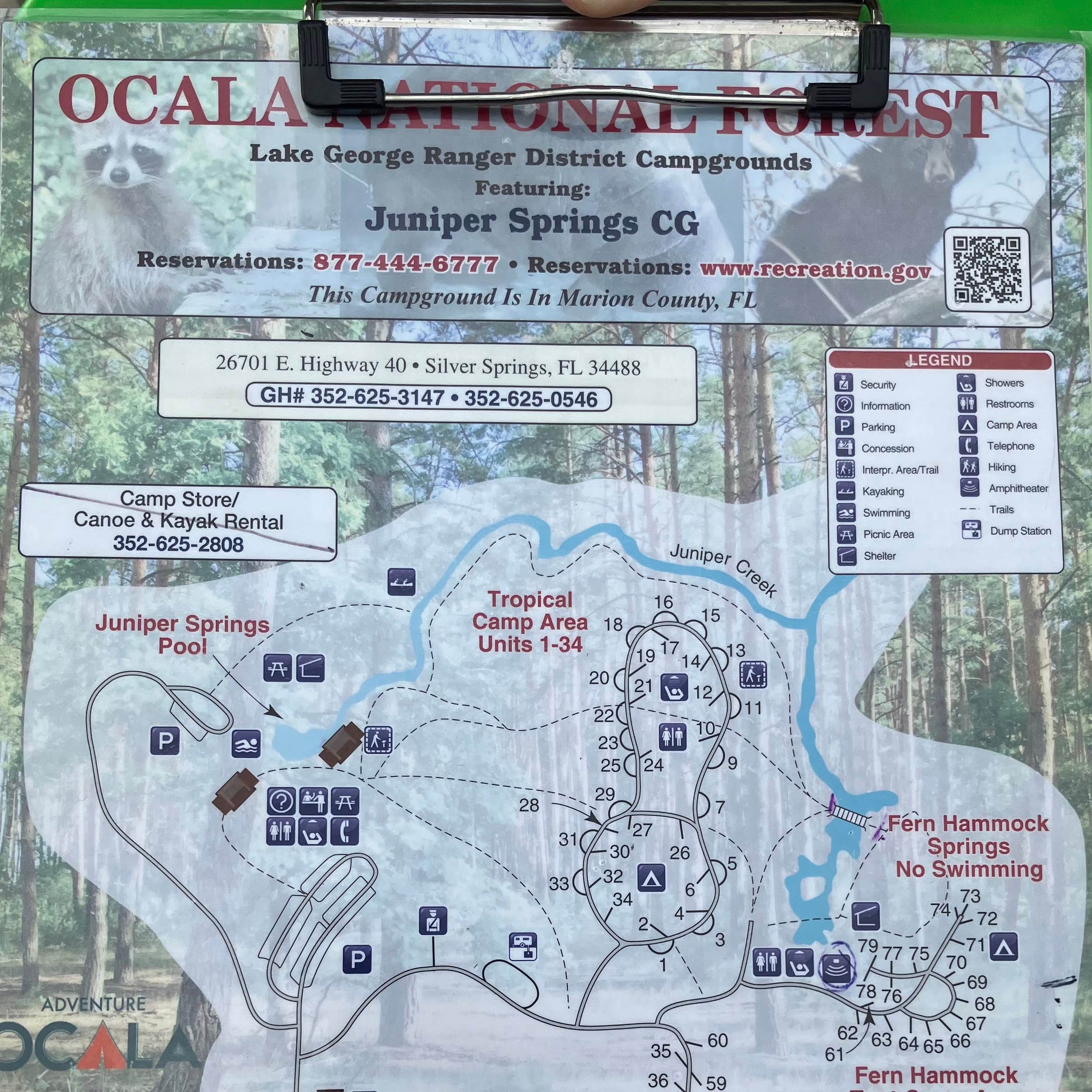Juniper Springs Rec Area - Tropical Camp Area | Astor, Florida