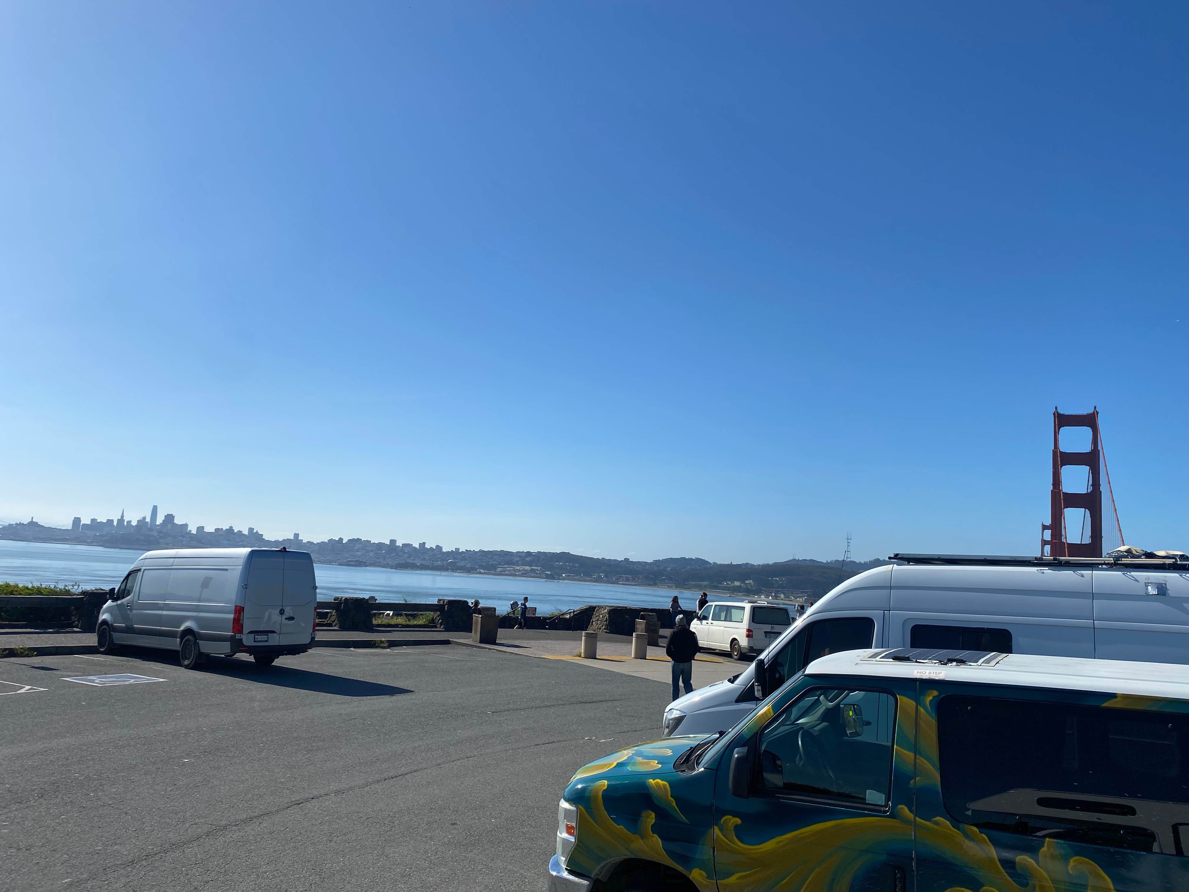H. Dana Bower Rest Area Northbound Camping | Sausalito, CA