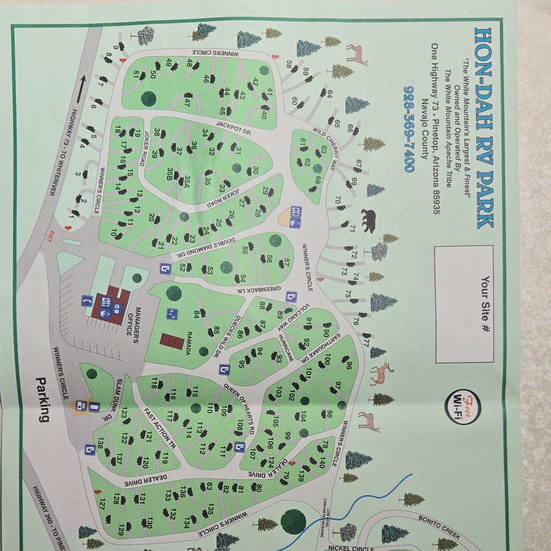 Hon-Dah RV Park | Pinetop, AZ