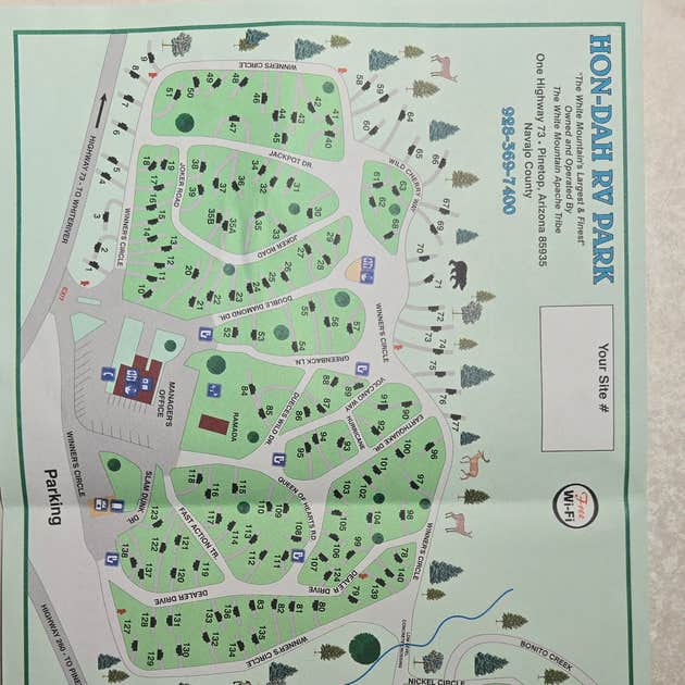 Hon-Dah RV Park | McNary, Arizona