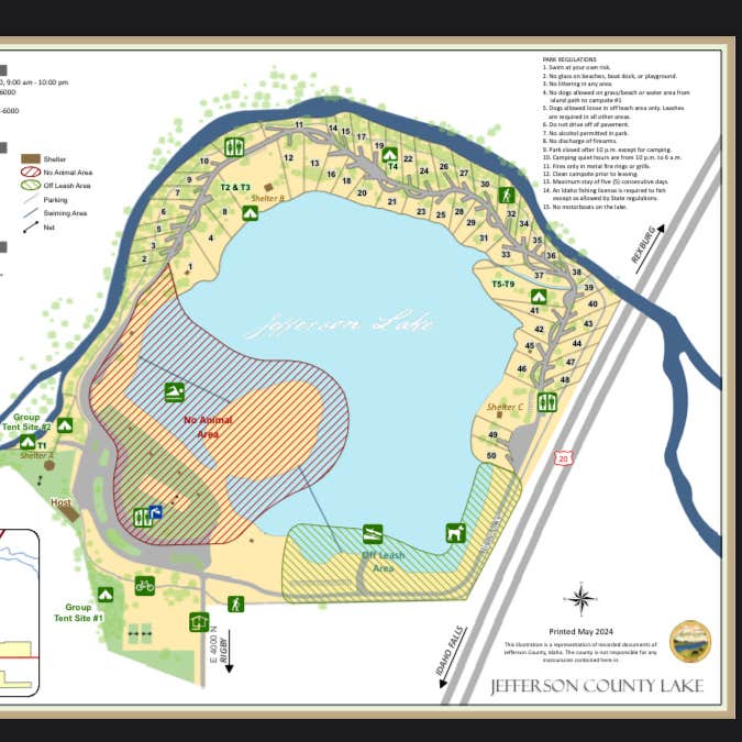 Jefferson County Lake Camping | Rigby, Idaho