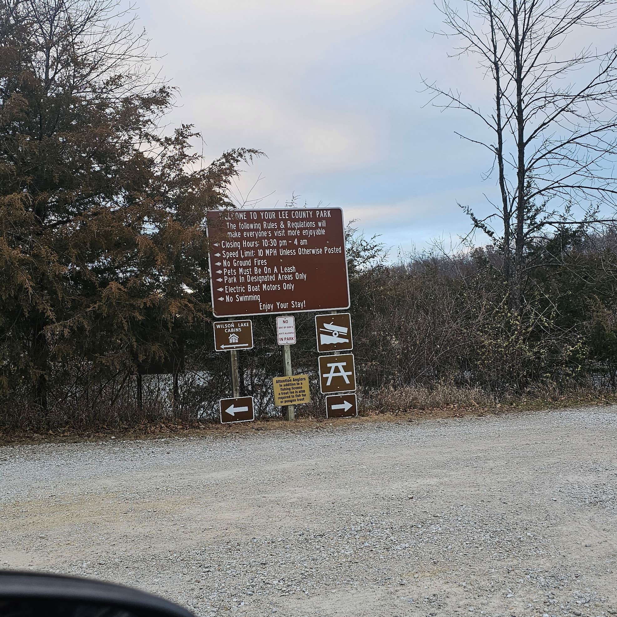 Wilson Lake Park Camping | Donnellson, Iowa