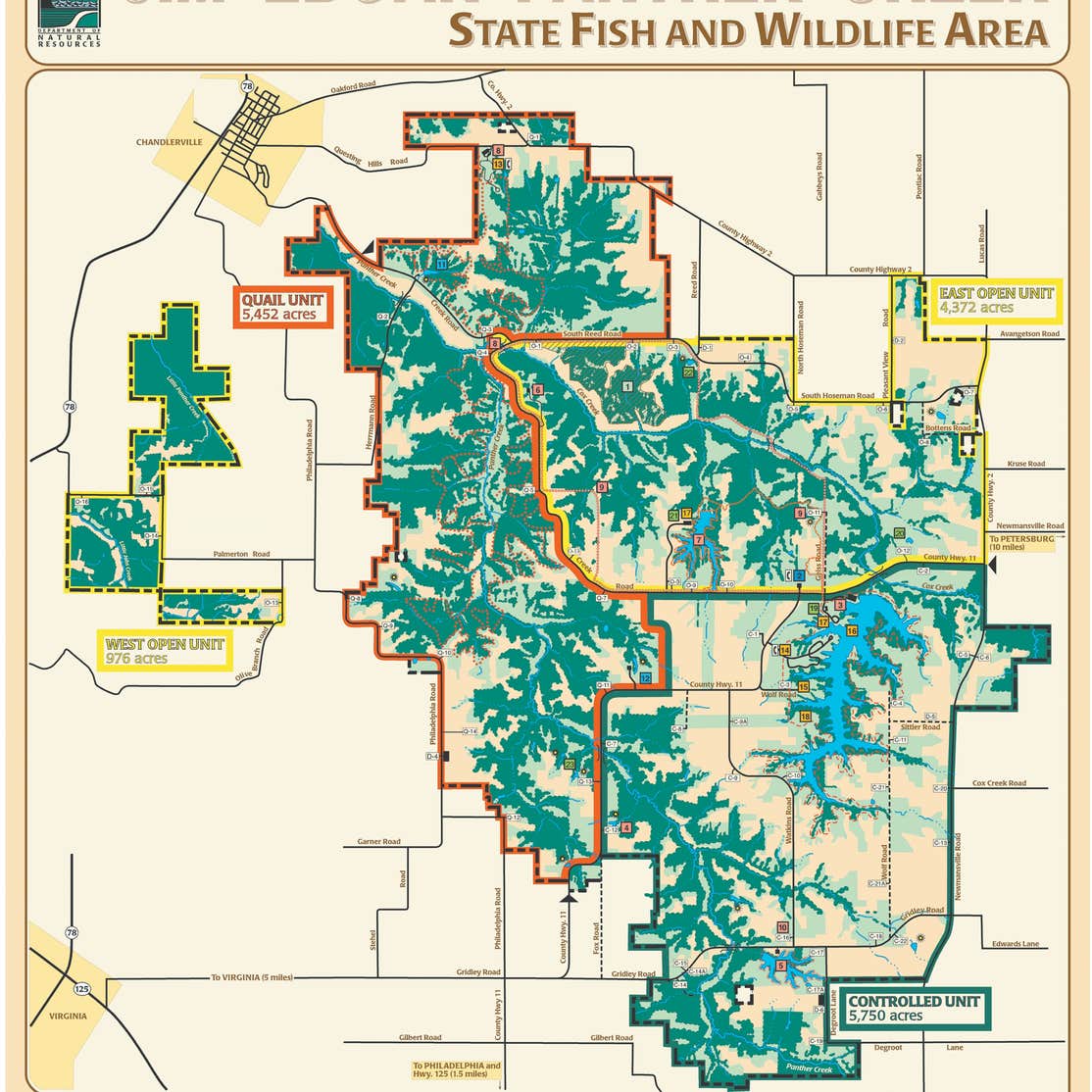 Jim Edgar Panther Creek - Family Campground | Chandlerville, Illinois