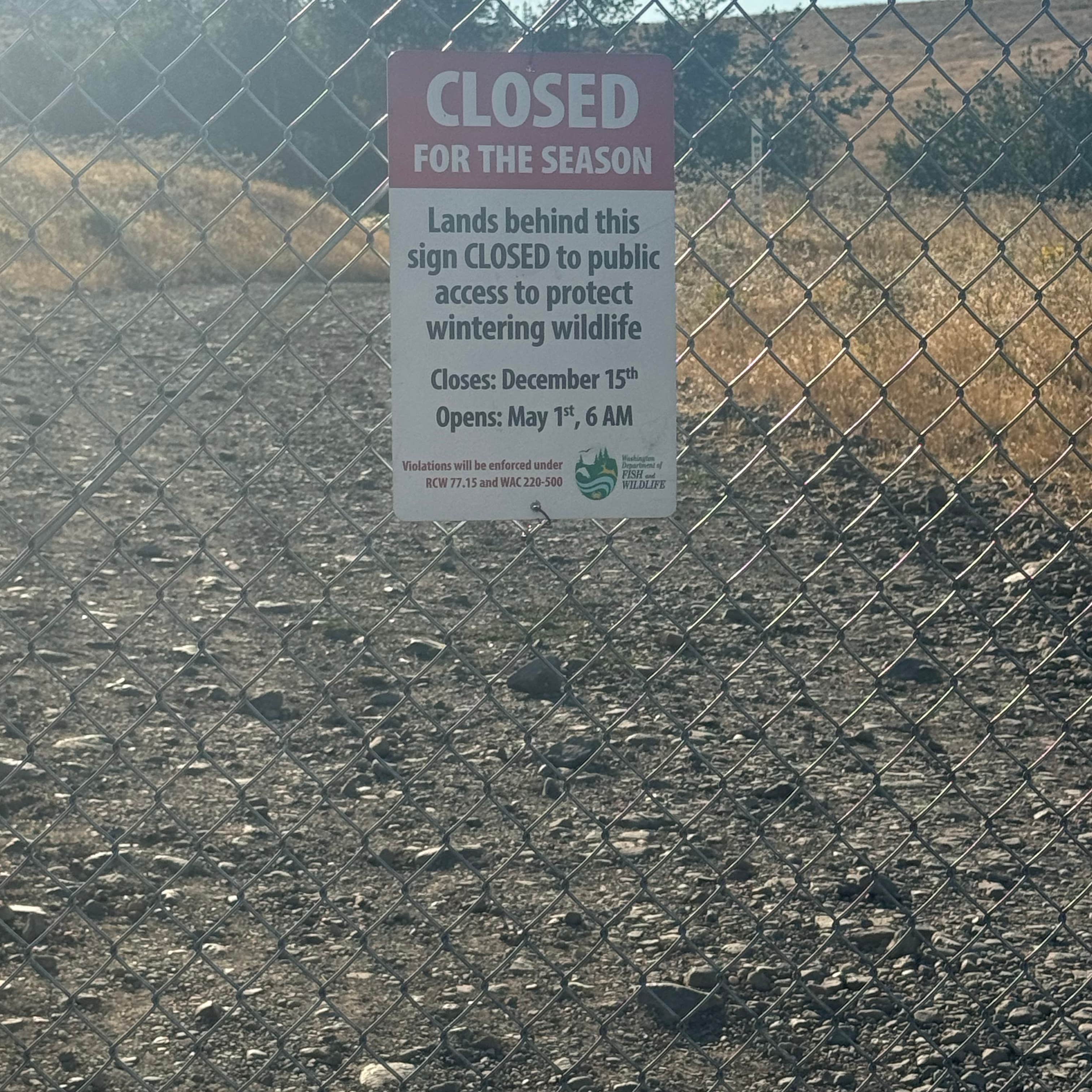 L.T. Murray Wildlife Area Camping | Thorp, Washington