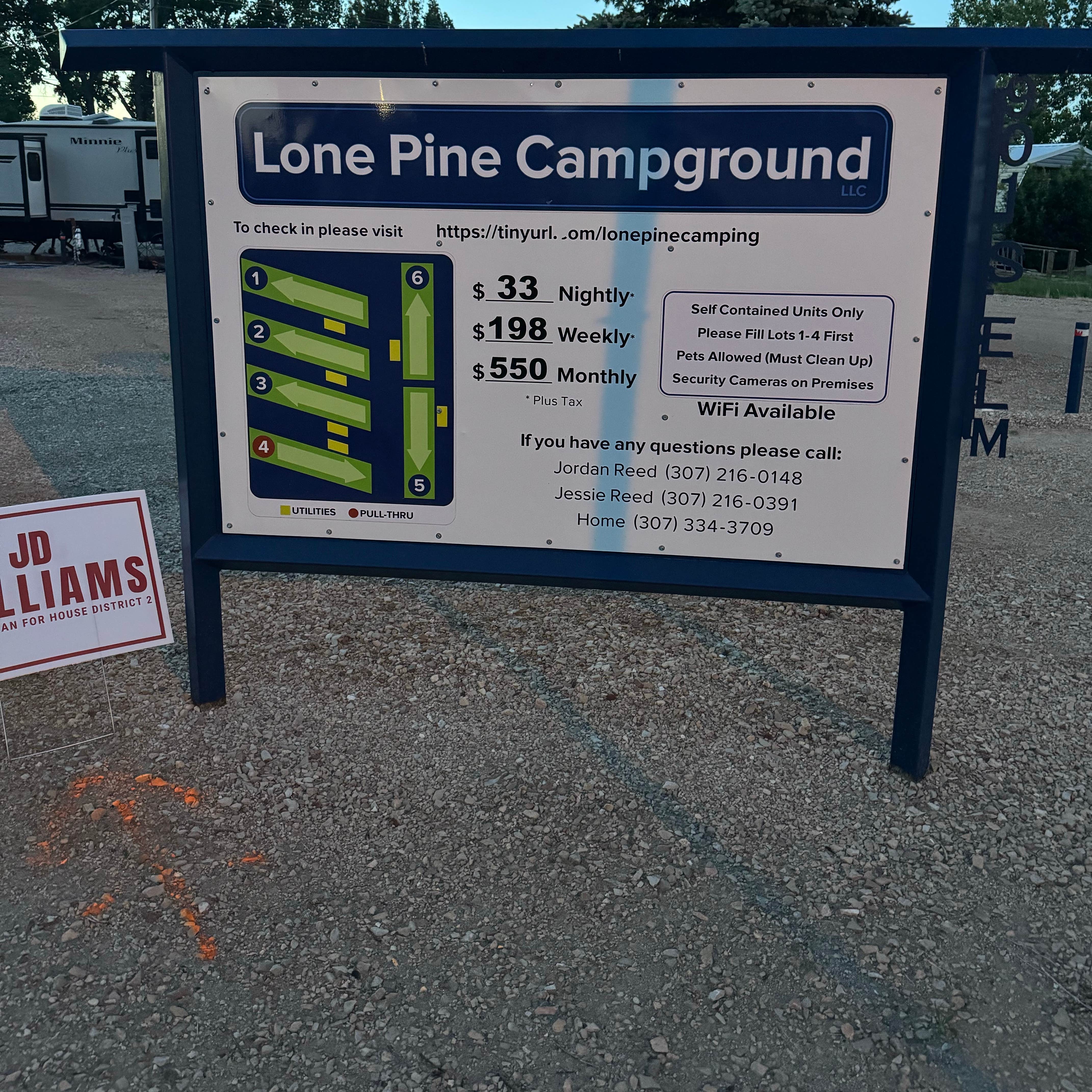 Lone Pine Campground | Harrison, Nebraska