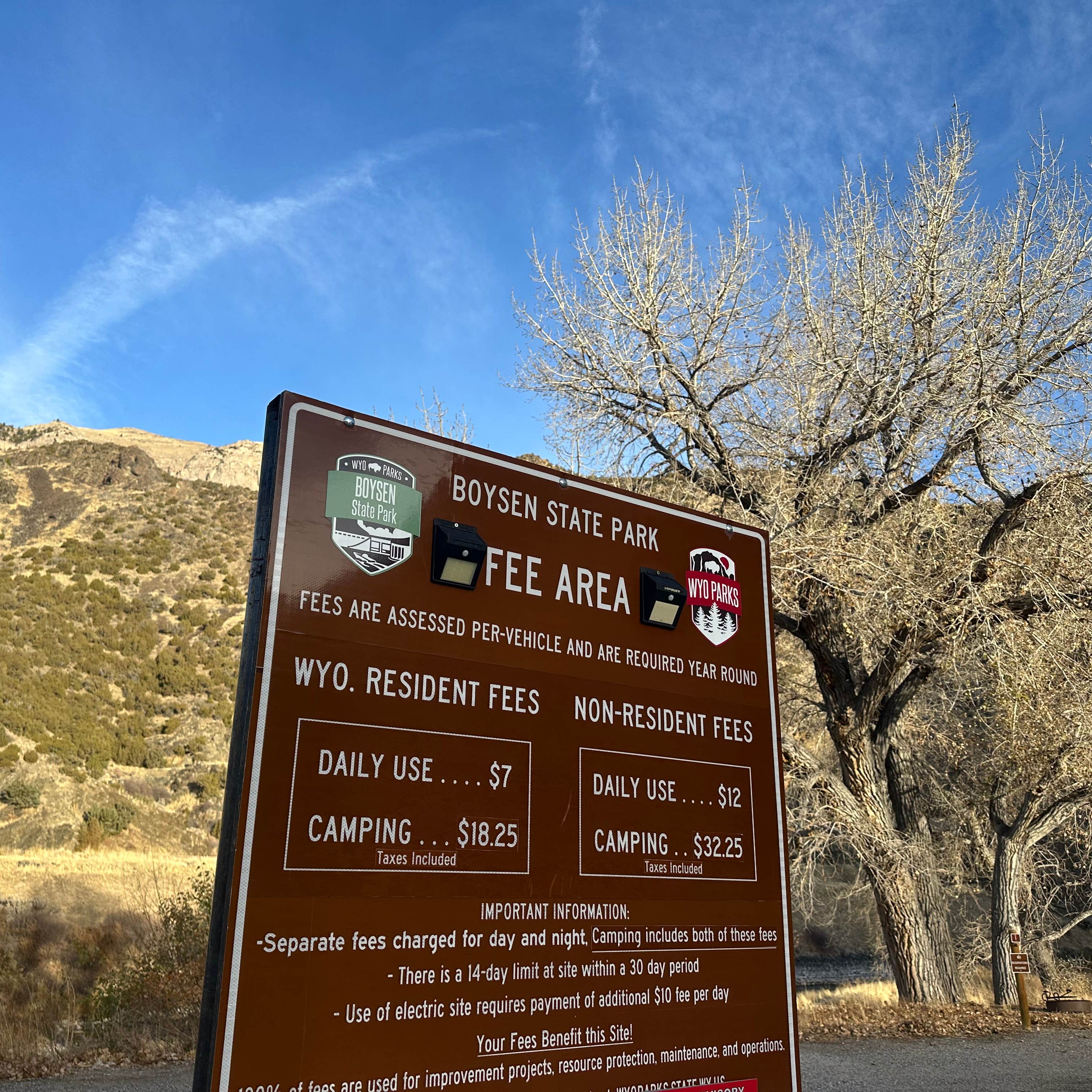 Lower Wind River Campground — Boysen State Park | Shoshoni, Wyoming