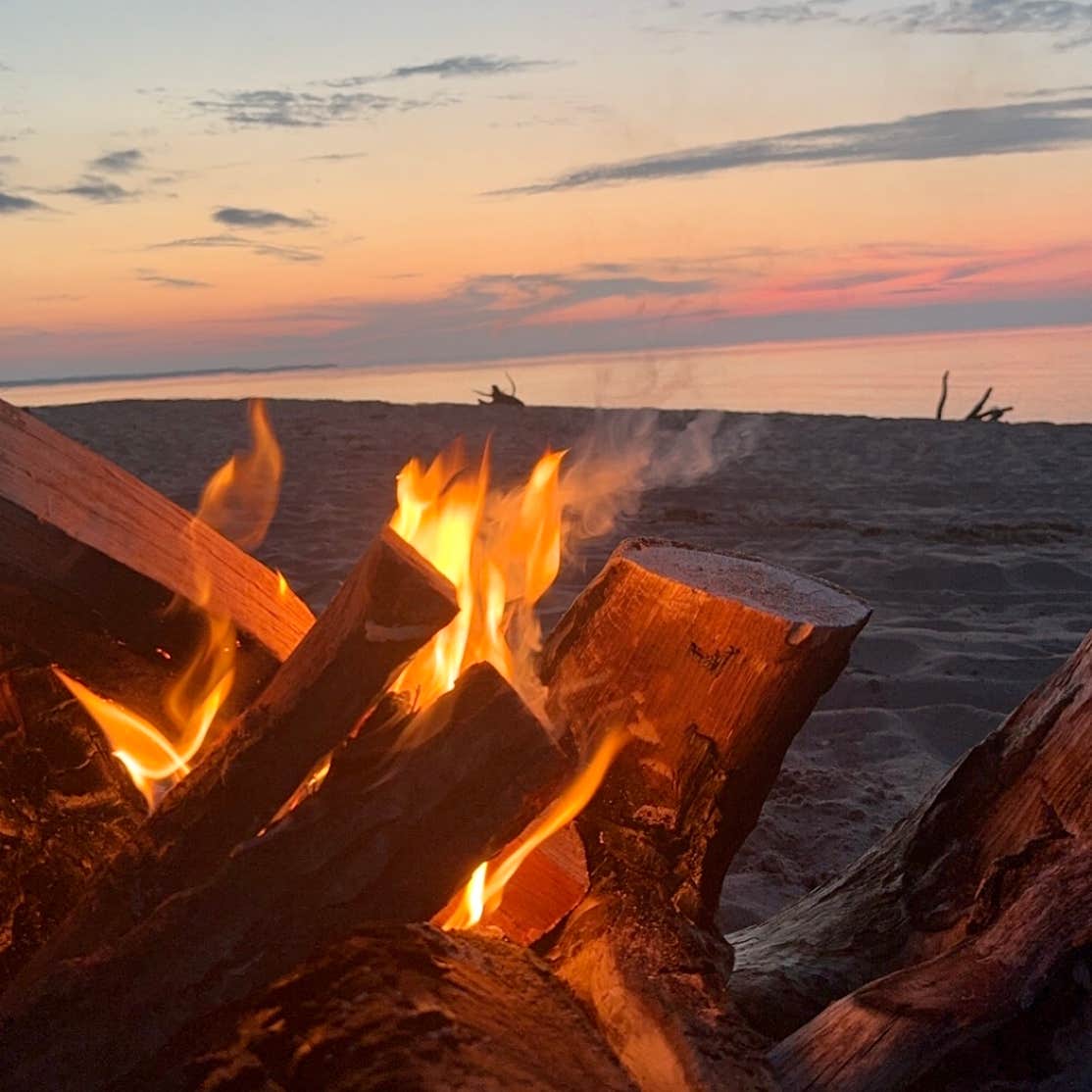 Mouth of the Huron Dispersed Camping | Skanee, Michigan
