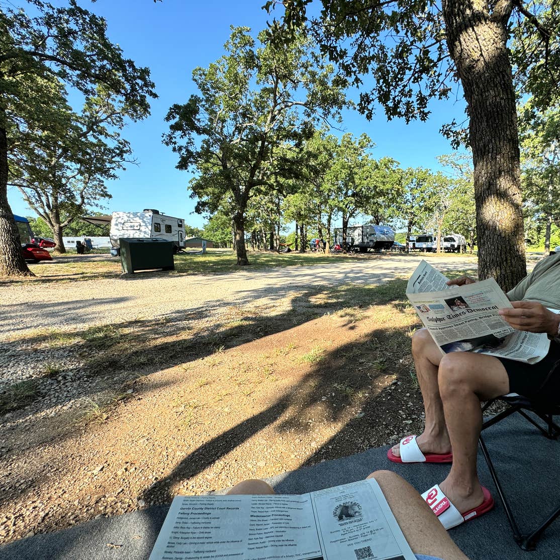 R.C. Longmire Lake Camping | Pauls Valley, Oklahoma