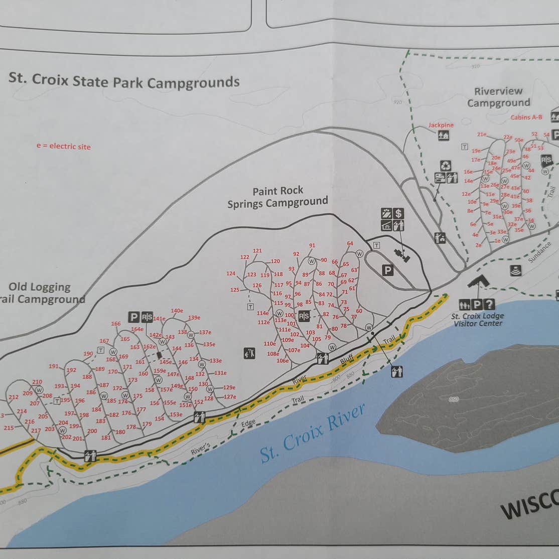 Paint Rock Springs Campground — St. Croix State Park | Danbury, Wisconsin