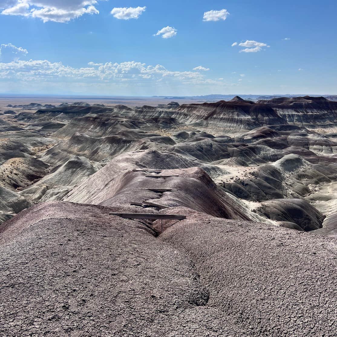 Painted Desert Rim Drive Dispersed Pulloff Camping | Winslow, Arizona