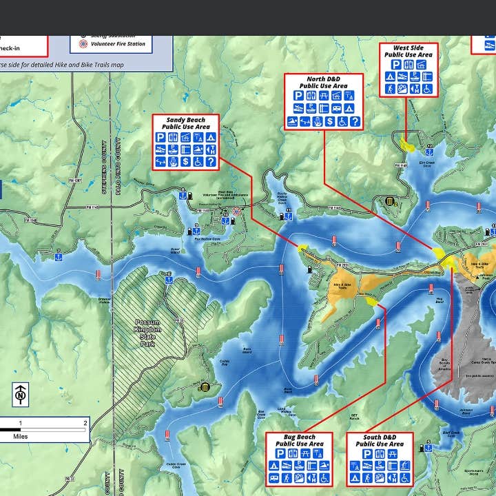 Possum Kingdom Lake BRA - Bug Beach: BRA Area #5 Camping | Palo Pinto ...