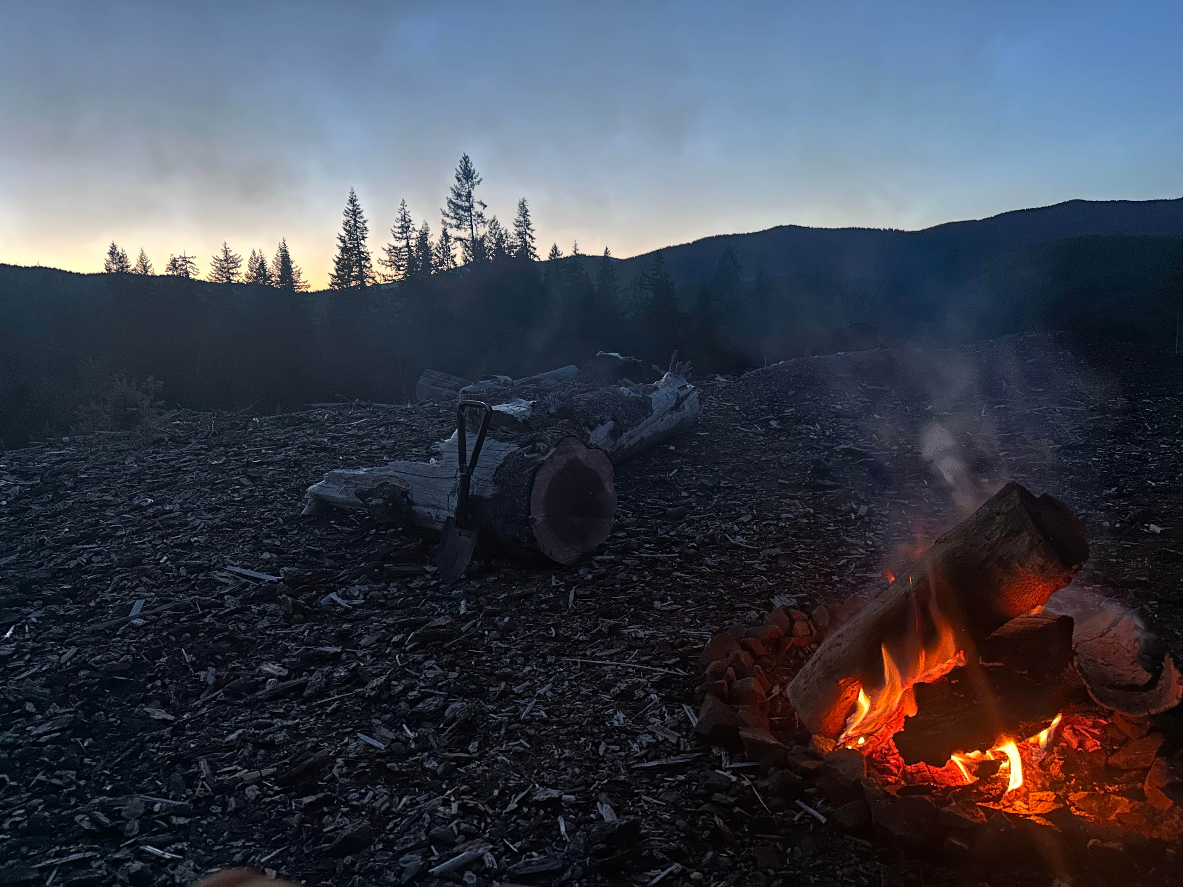Road Turn Out Dispersed (logging landing) Camping | Grand Ronde, Oregon