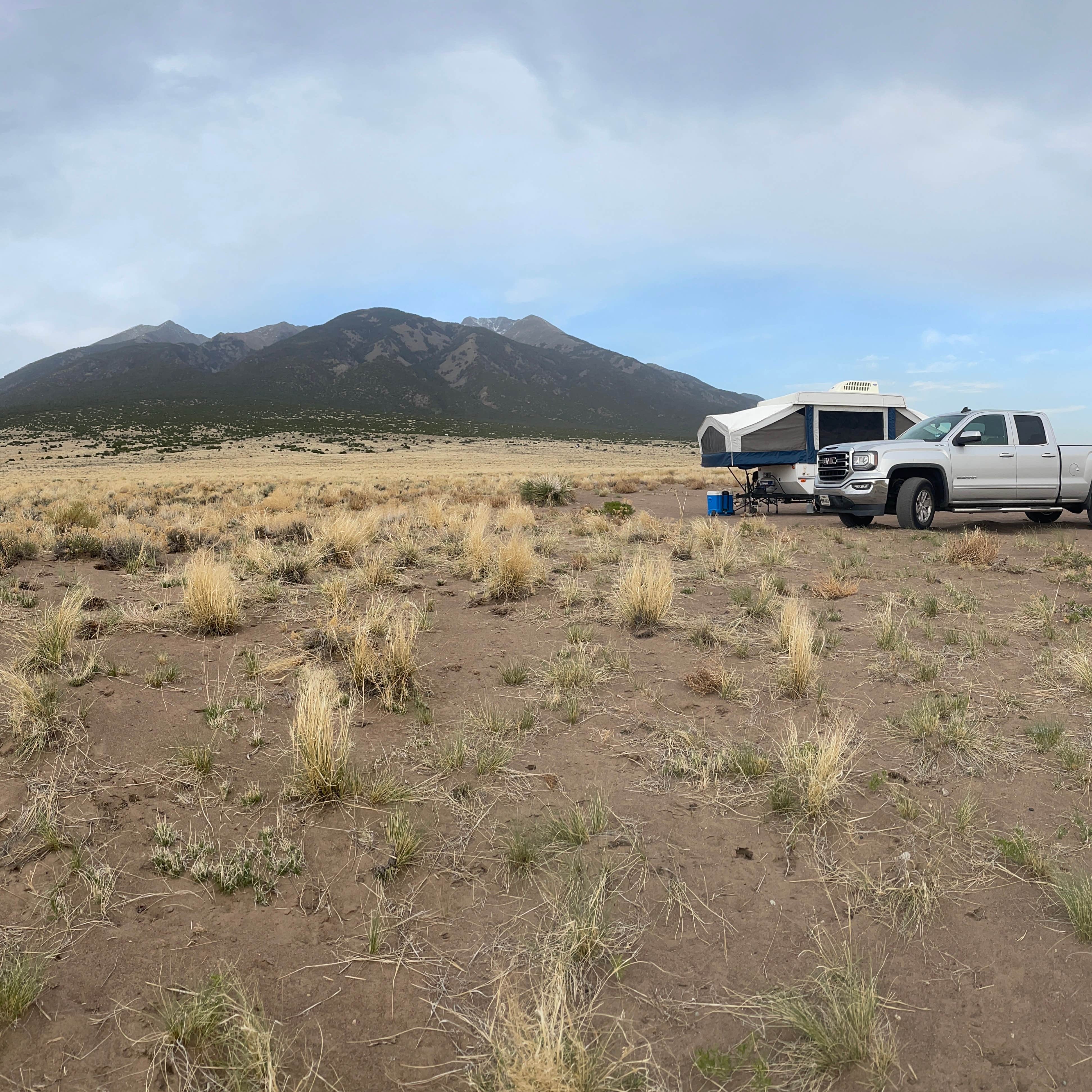 Sacred White Shell Mountain Camping | Blanca, Colorado