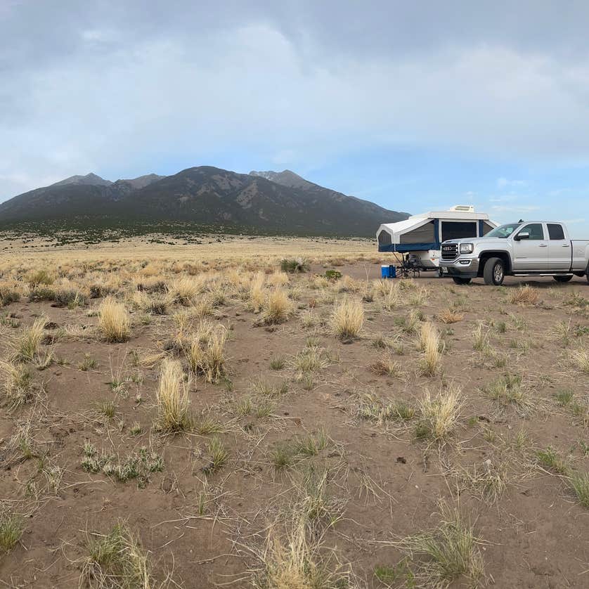 Sacred White Shell Mountain Camping | Blanca, Colorado