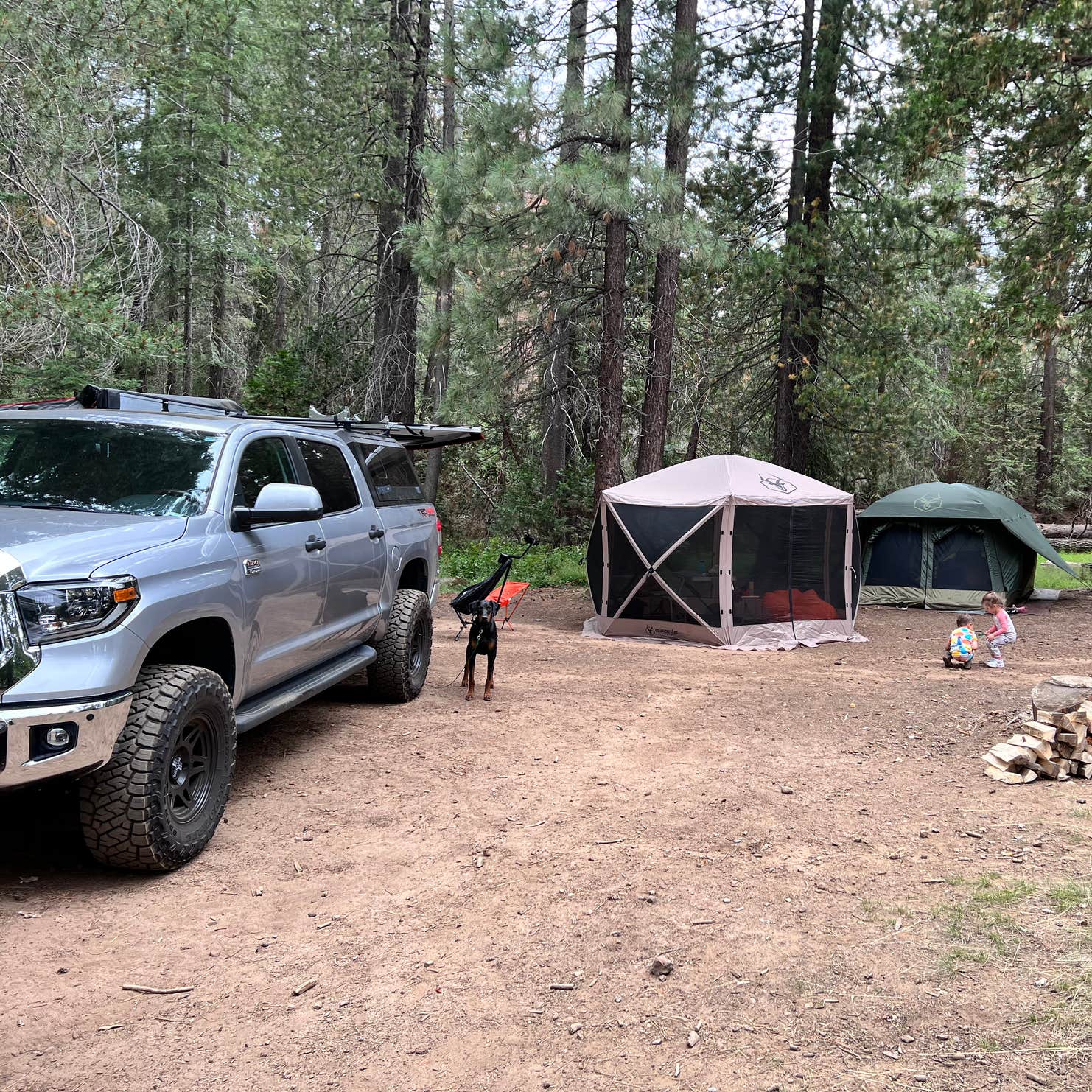 Sequoia National Forest Upper Peppermint Dispersed Area Camping ...