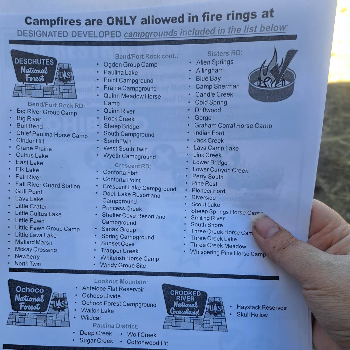 Sisters Rodeo Dispersed Camping | Cloverdale, Oregon