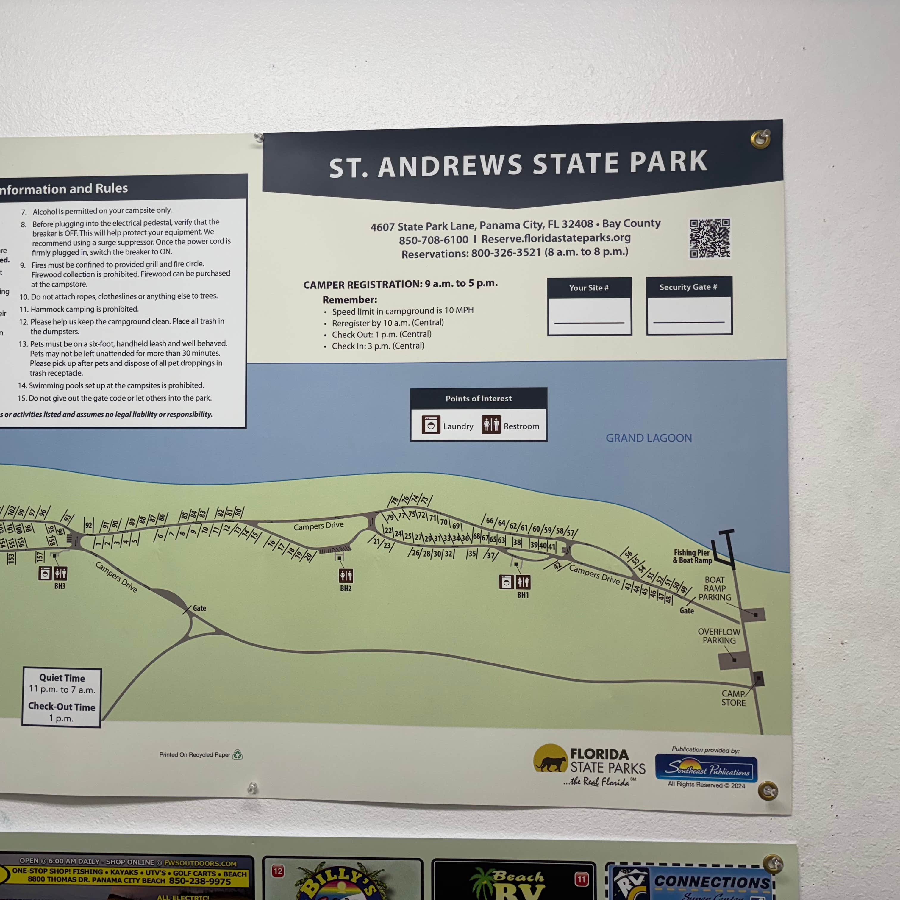 St. Andrews State Park Campground | Panama City, Florida