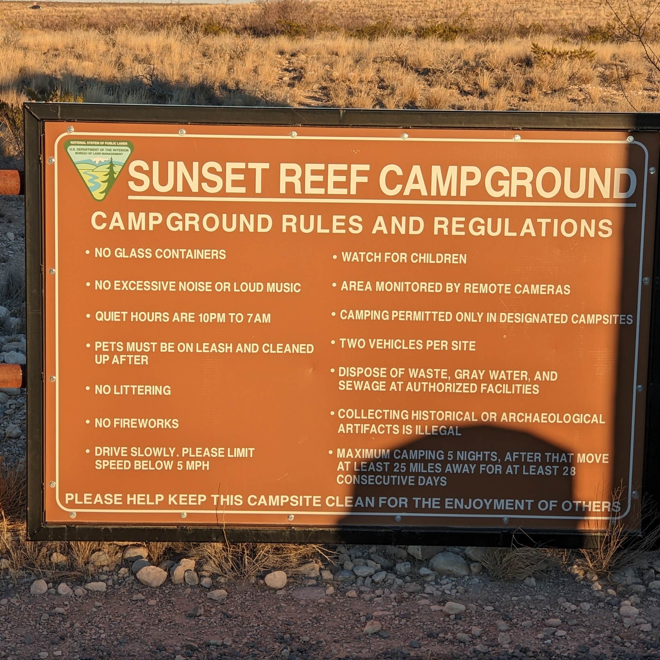 Sunset Reef Campground | Carlsbad, NM