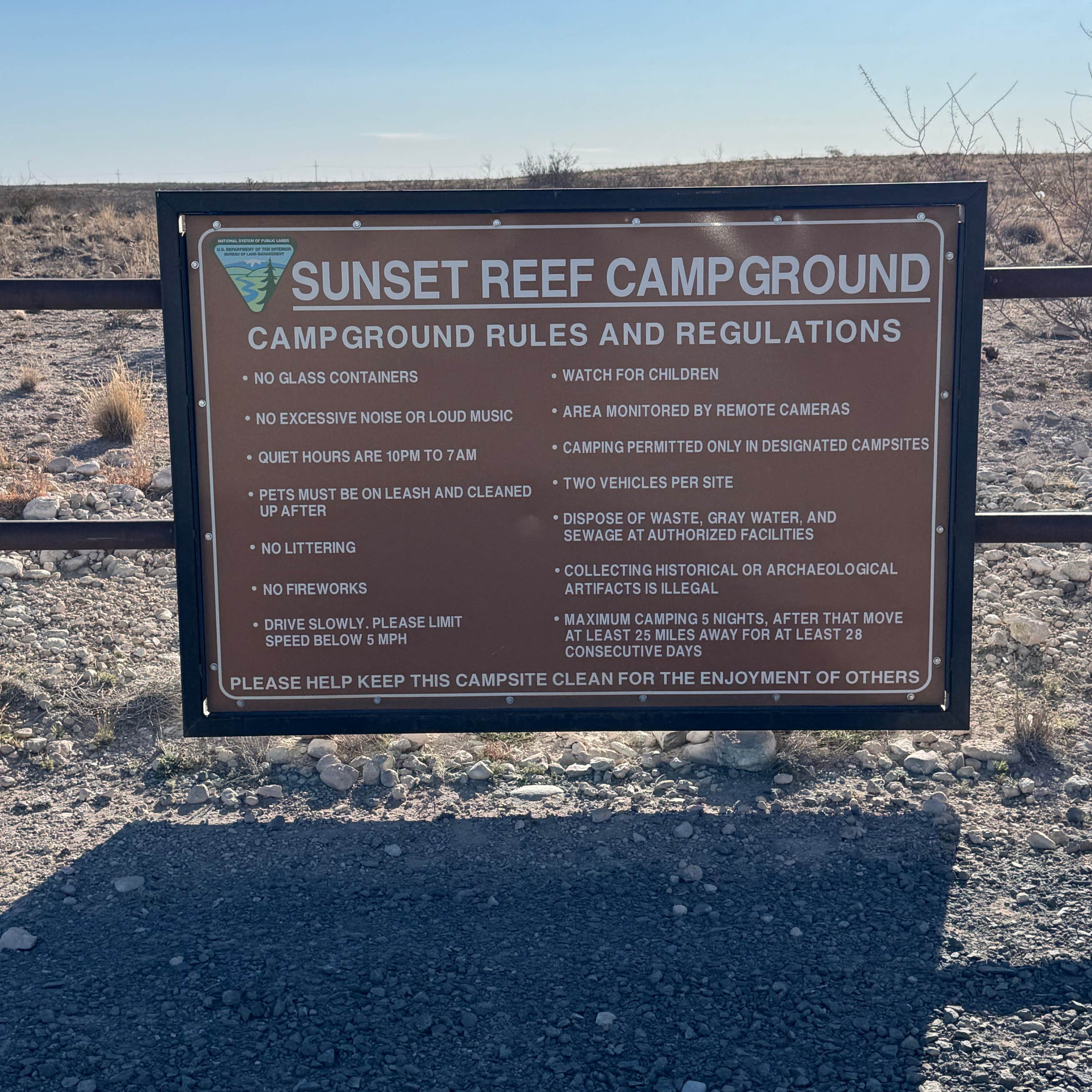 Sunset Reef Campground | Carlsbad Caverns, New Mexico