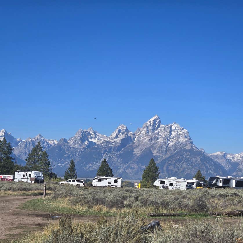 Upper Teton View Dispersed Camping | Moran, Wyoming