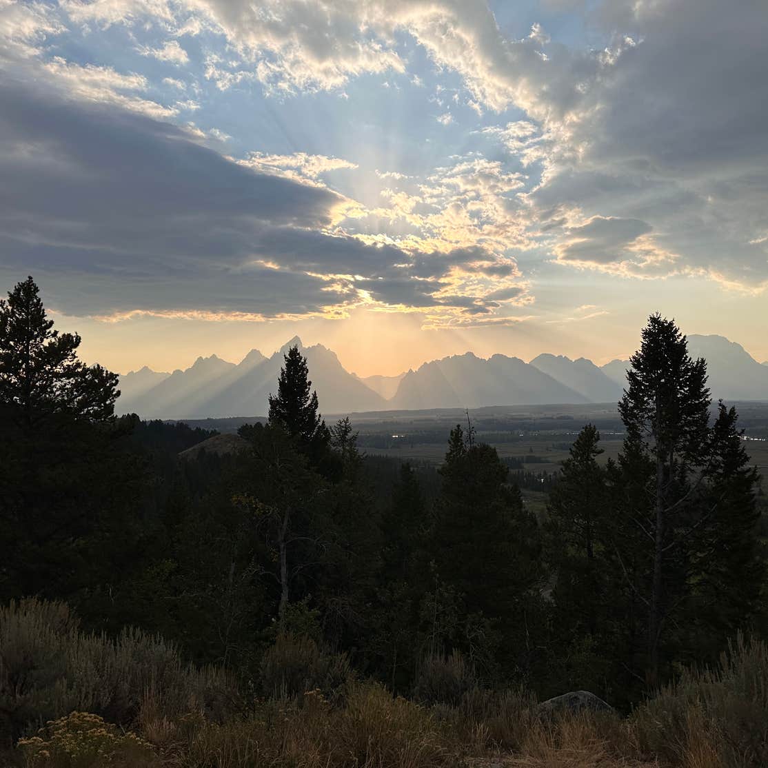 Upper Teton View Dispersed Camping | Moran, Wyoming