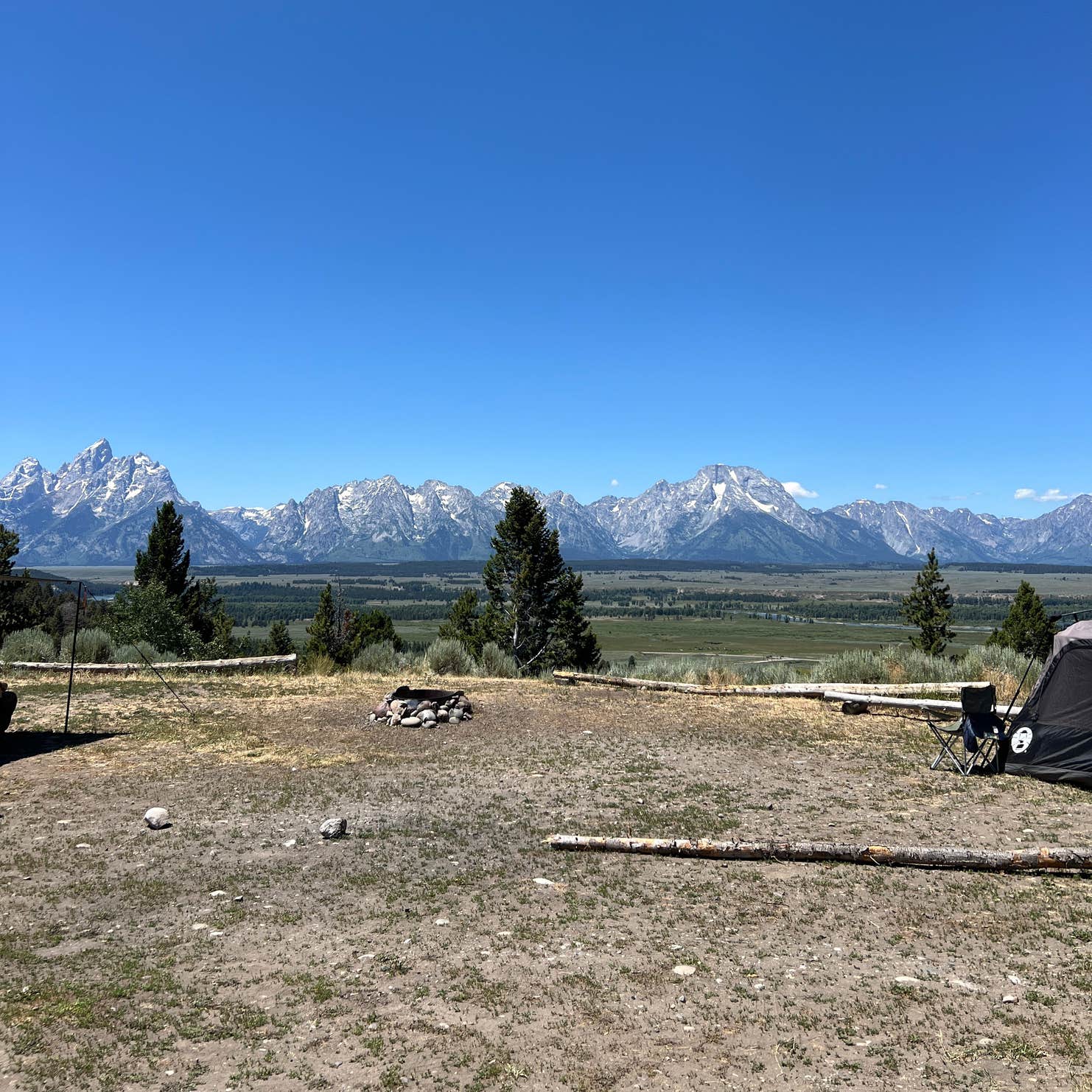 Upper Teton View Dispersed Camping | Moran, Wyoming