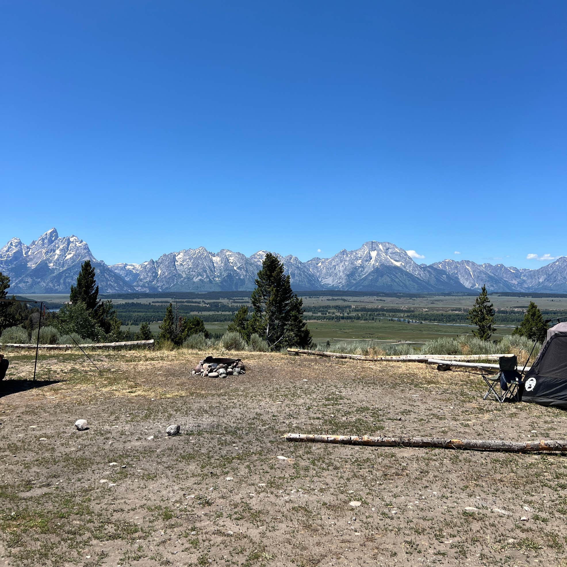 Upper Teton View Dispersed Camping | Moran, Wyoming