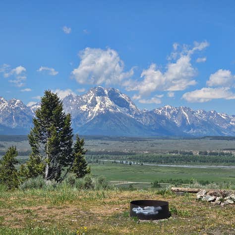 Upper Teton View Dispersed Camping | Moran, Wyoming