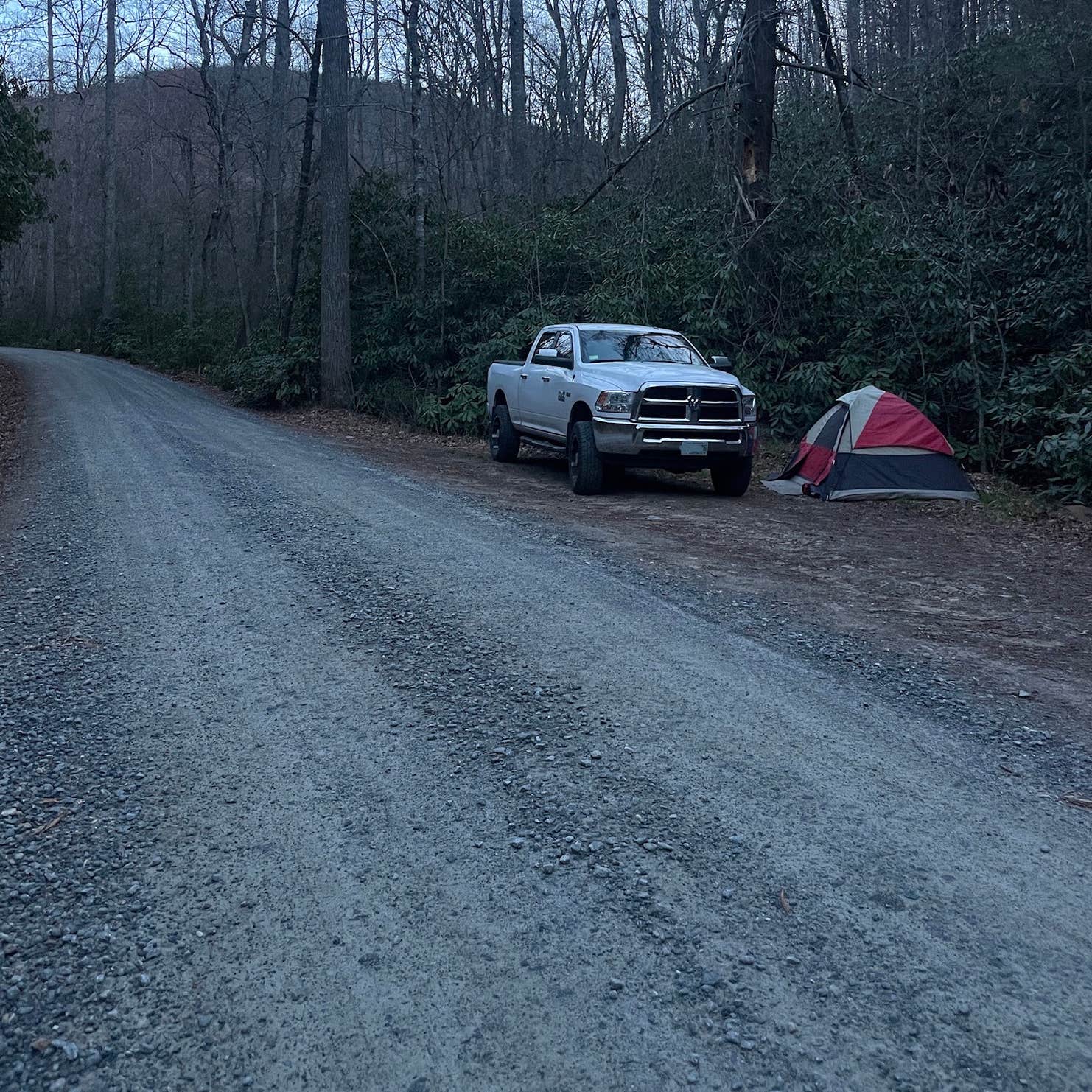 Wash Creek Dispersed Pull-Off Camping | Mills River, North Carolina